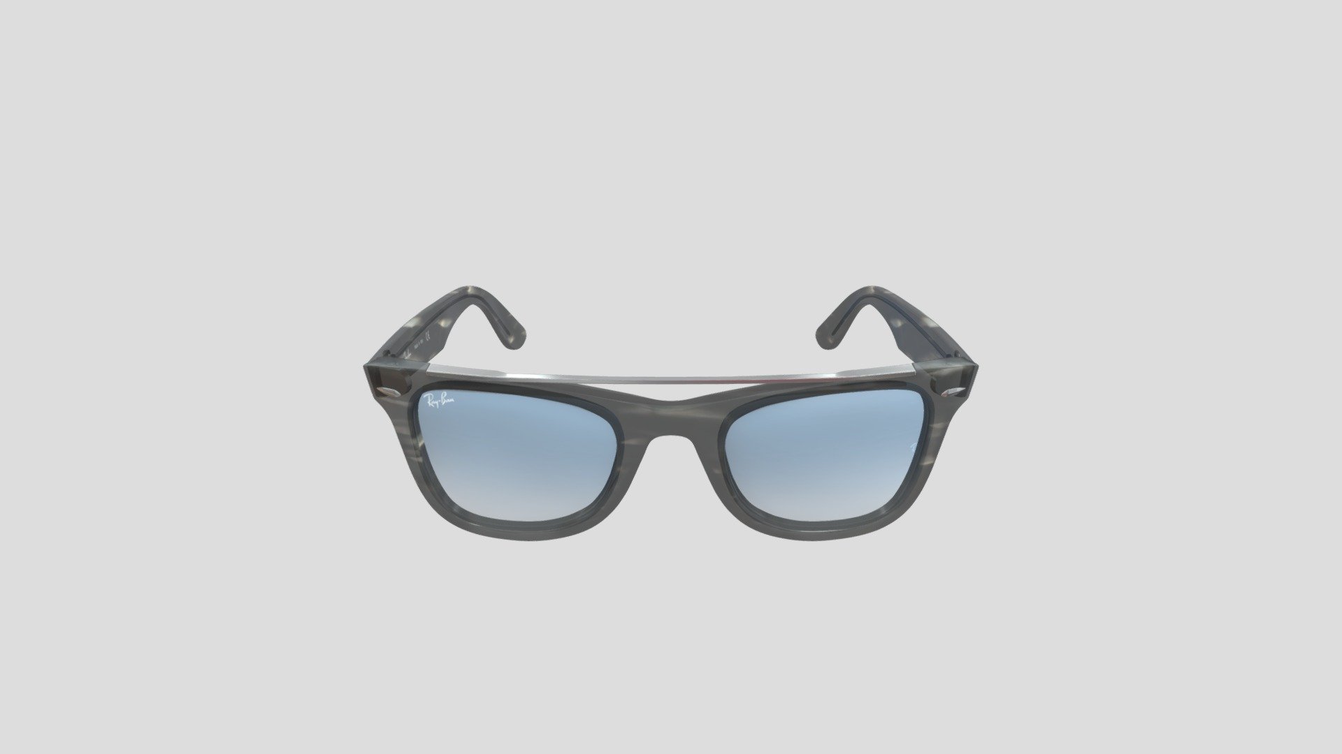 Ray-Ban Wayfarer Double Bridge - RB4540 Sunglass - Buy Royalty Free 3D ...