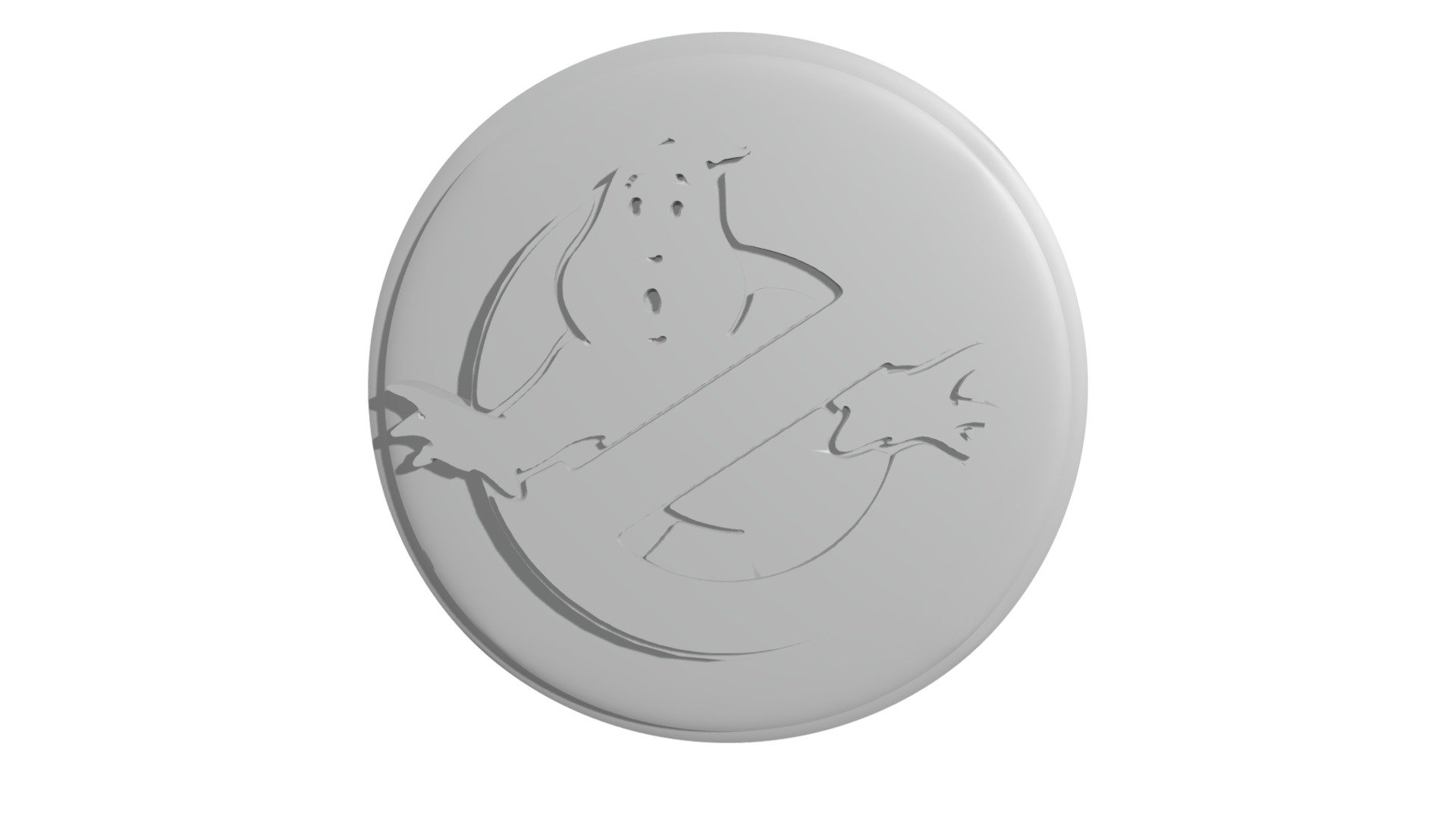 Ghostbuster logo - Buy Royalty Free 3D model by Anima artist's pieces ...