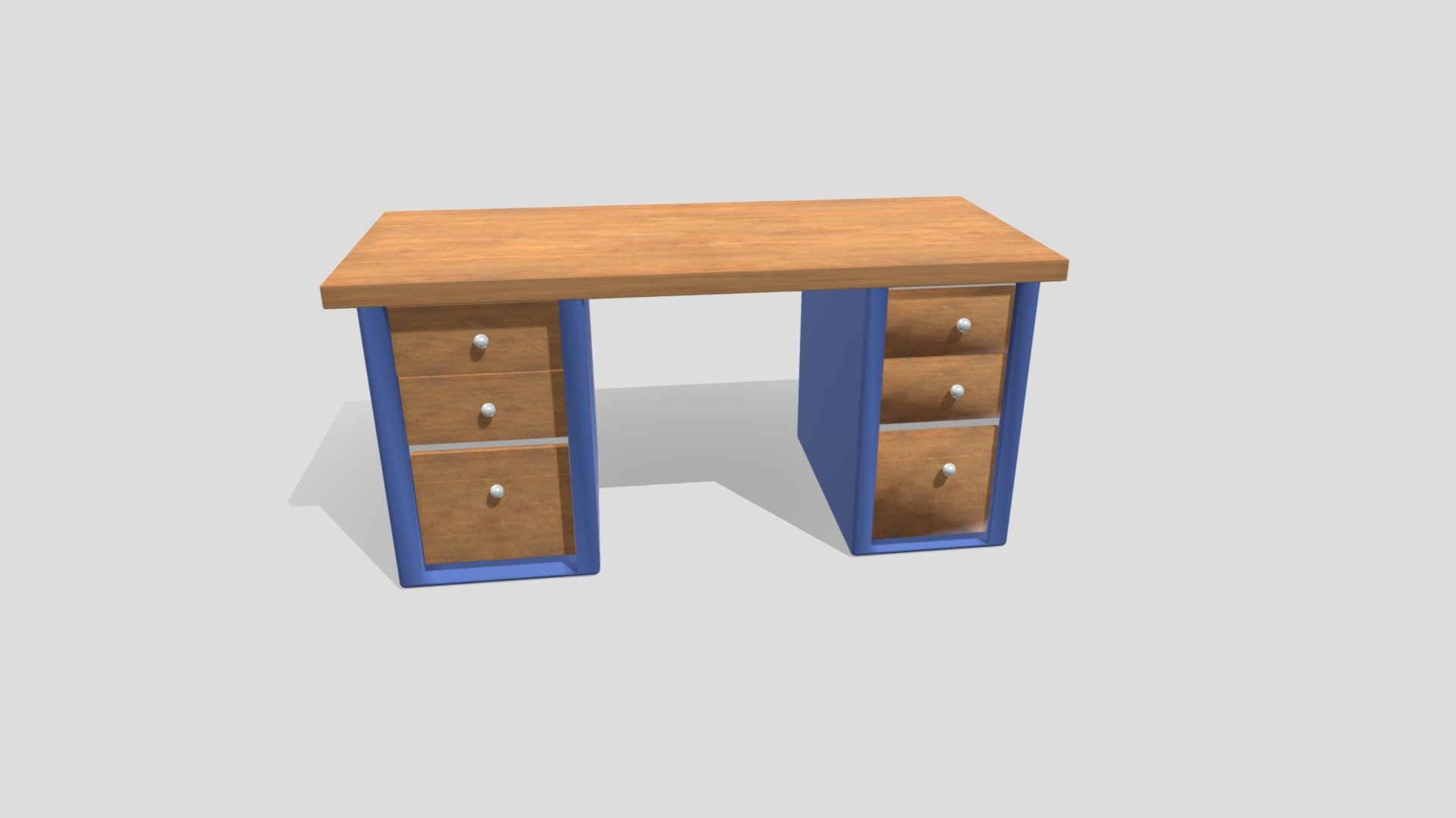 Meja Kayu 1 - Download Free 3D model by IF_AR (@ilhamfahmiamrirosada ...
