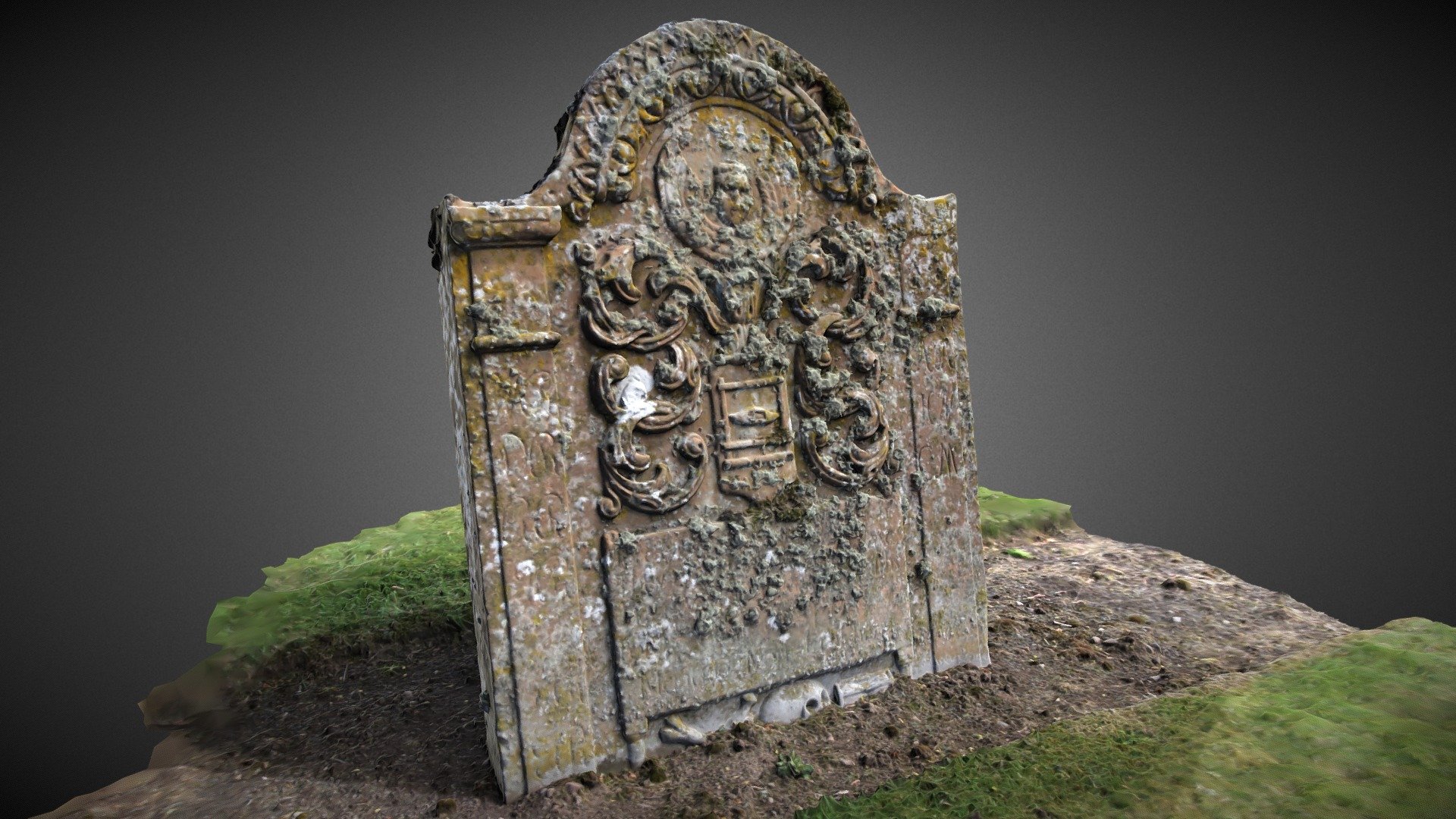 Inverarity Kirk 1780 gravestone - Download Free 3D model by Douglas ...