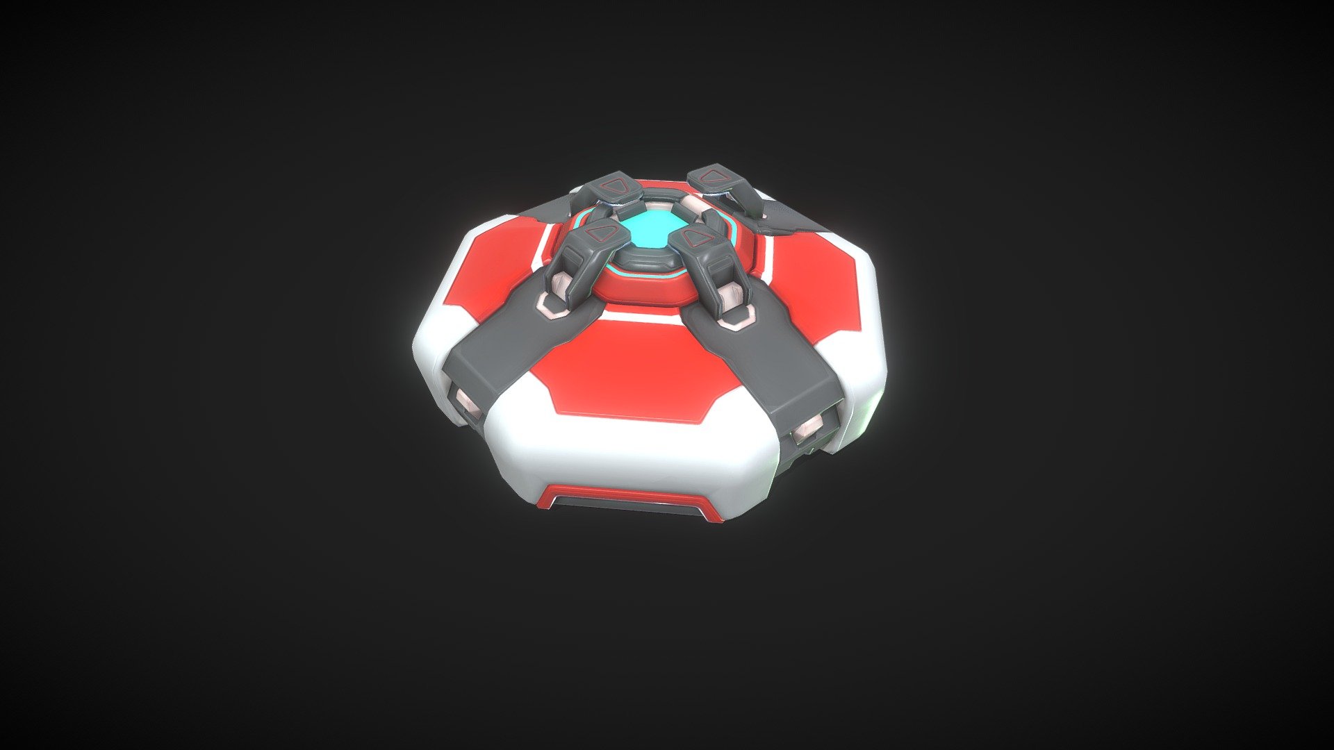 Land Mine (hard surface) - Download Free 3D model by Luke Huie (@luke ...