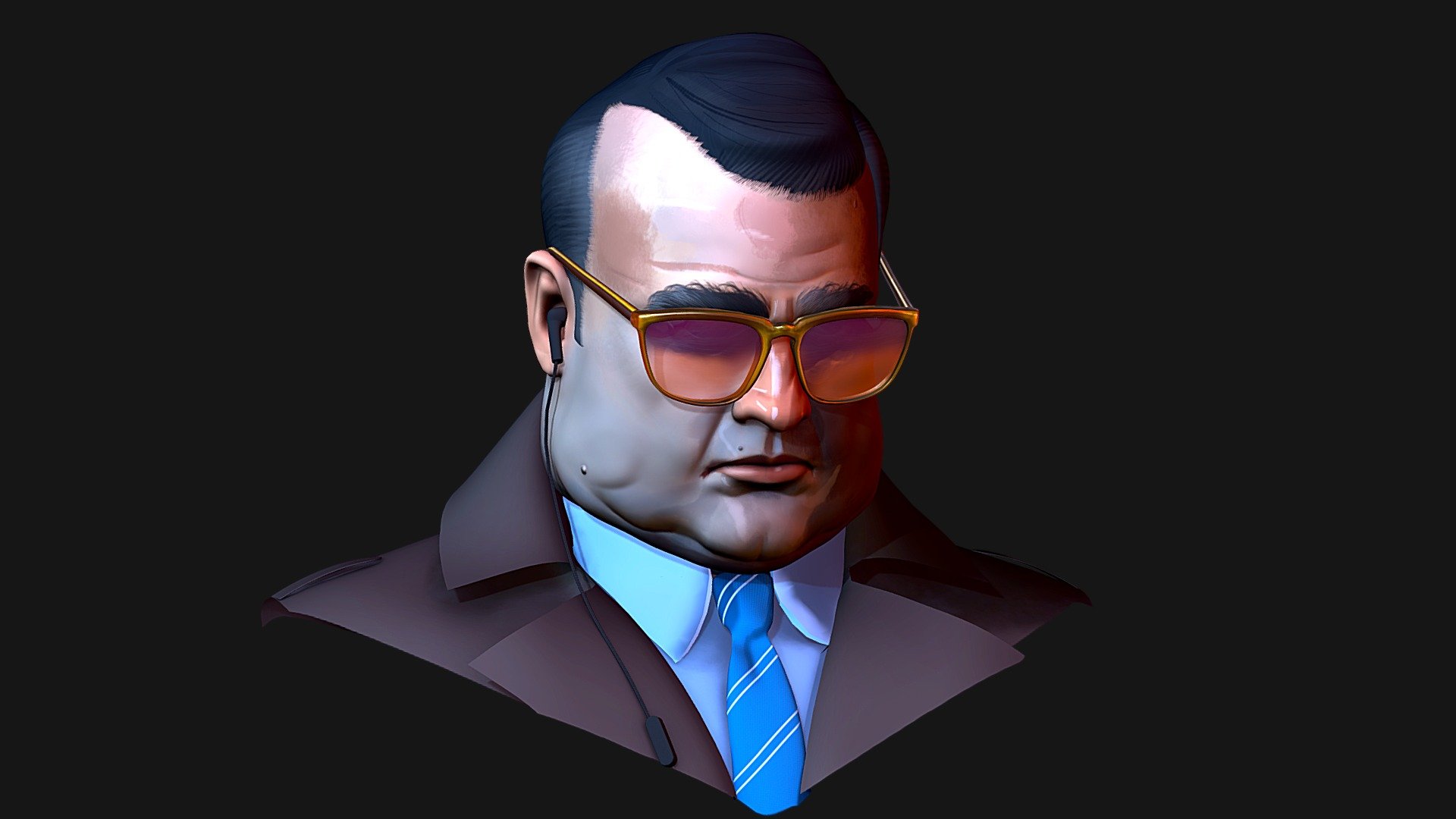 Private Detective - Download Free 3D model by Andre Lages (@lages ...