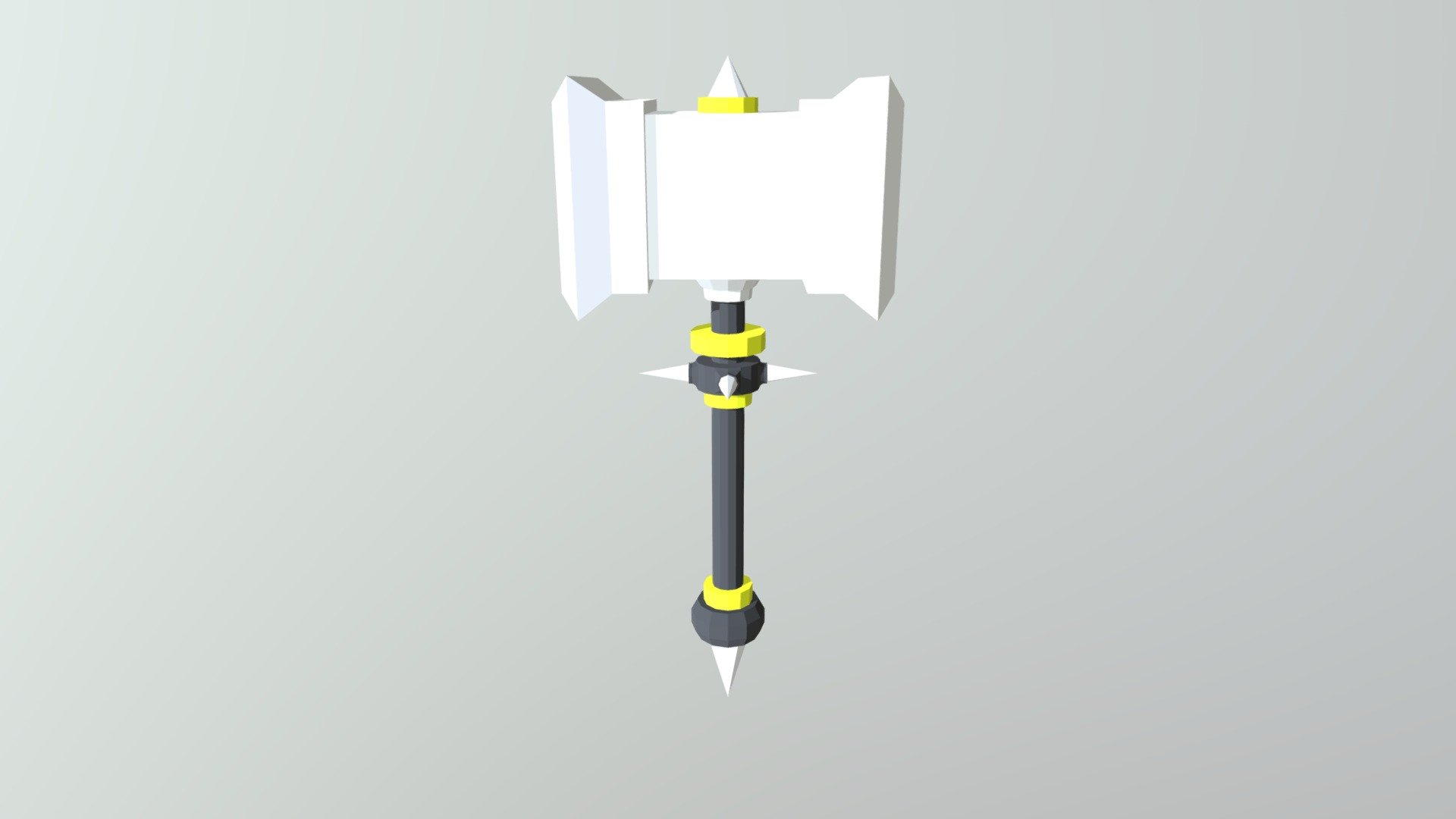 Final Low Poly Hammer - 3D model by snarge [7e0c6ab] - Sketchfab