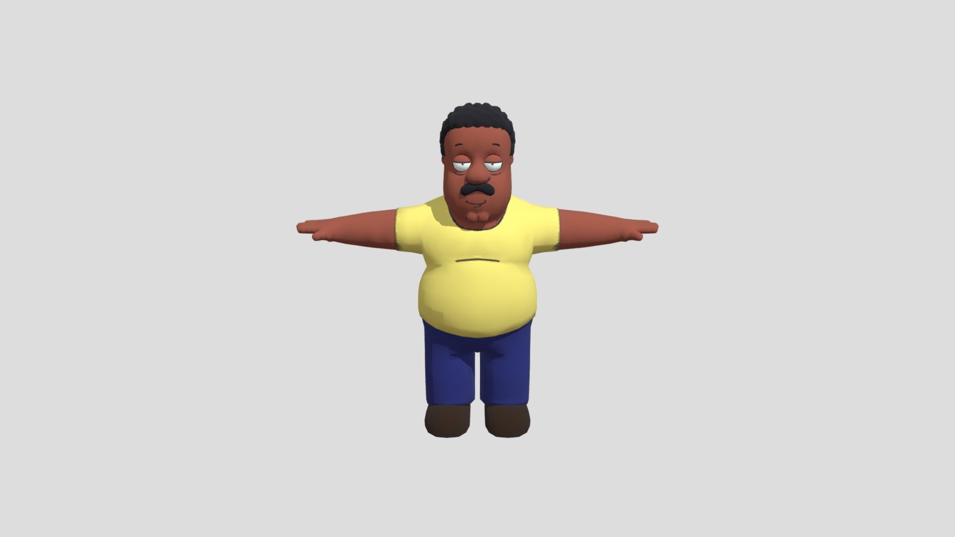 Cleveland Brown - Download Free 3D model by Fandroid and melody ...