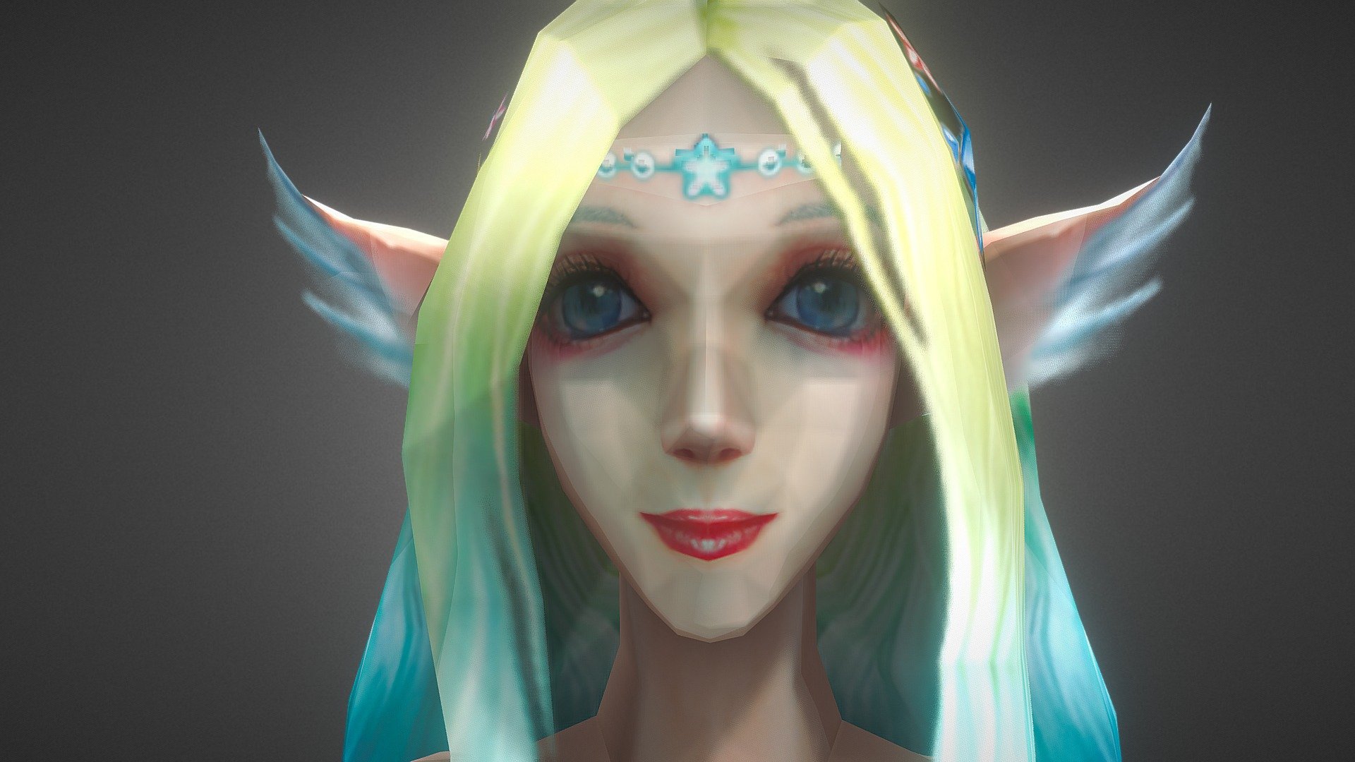 Bikini Elf Mermaid Sculpture - 3D model by vanessacampbell701 [7e0d1bf ...