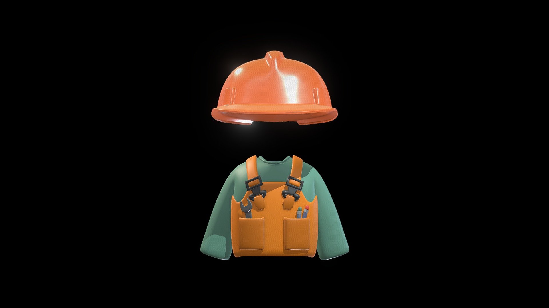 Builder Clothes - Buy Royalty Free 3D model by tkkjee [7e0dc85 ...