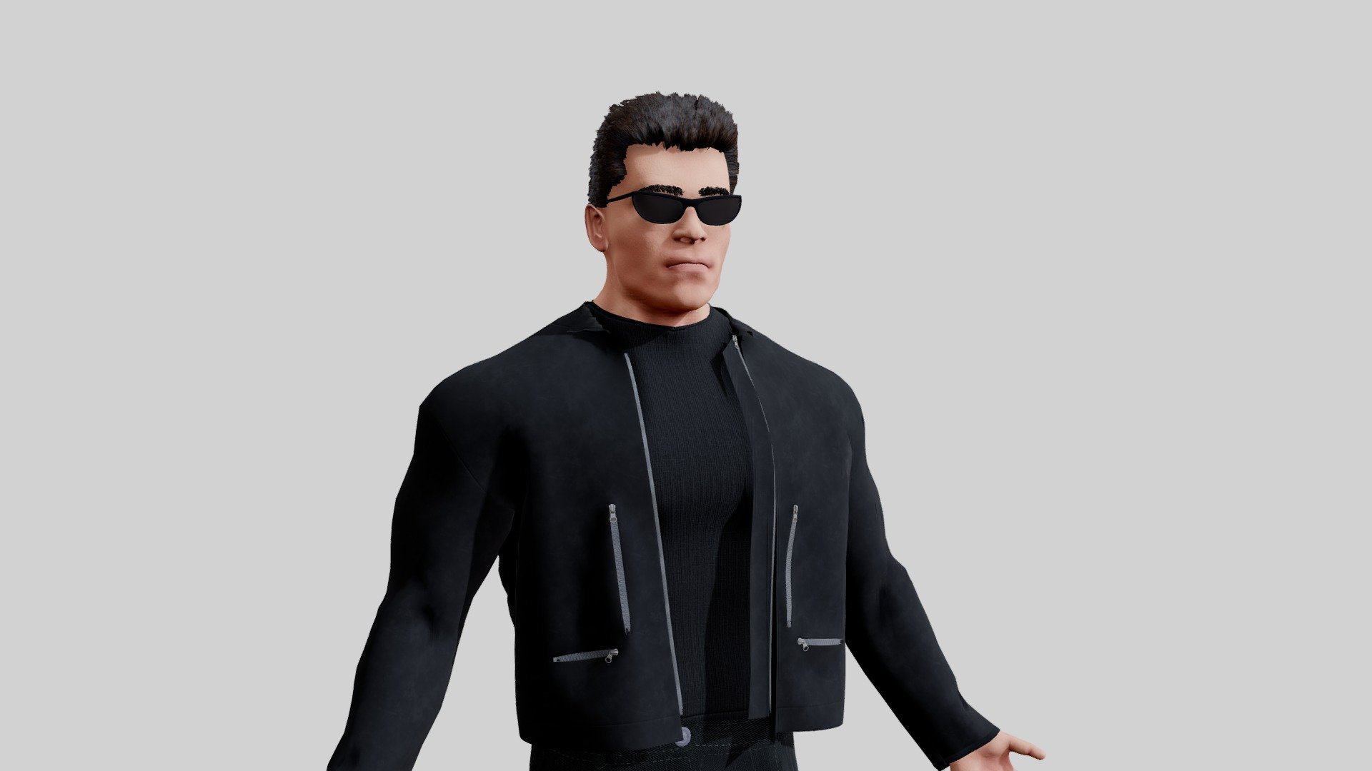 Arnold Schwarzenegger Terminator 3D Model - 3D model by maxvel_art ...