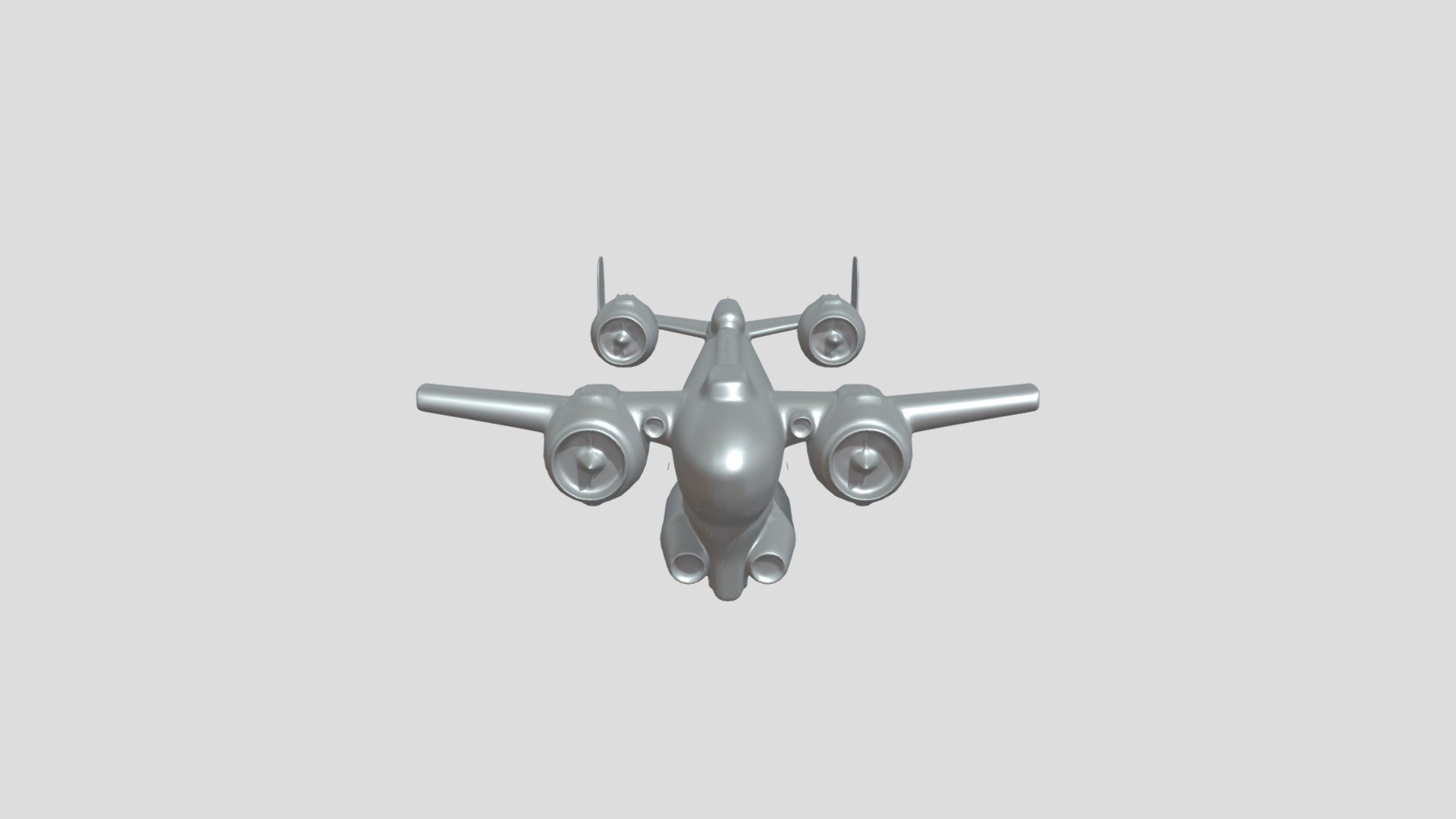 Futuristic aircraft with lights - 3D model by ig1906304 [7e0eb23 ...