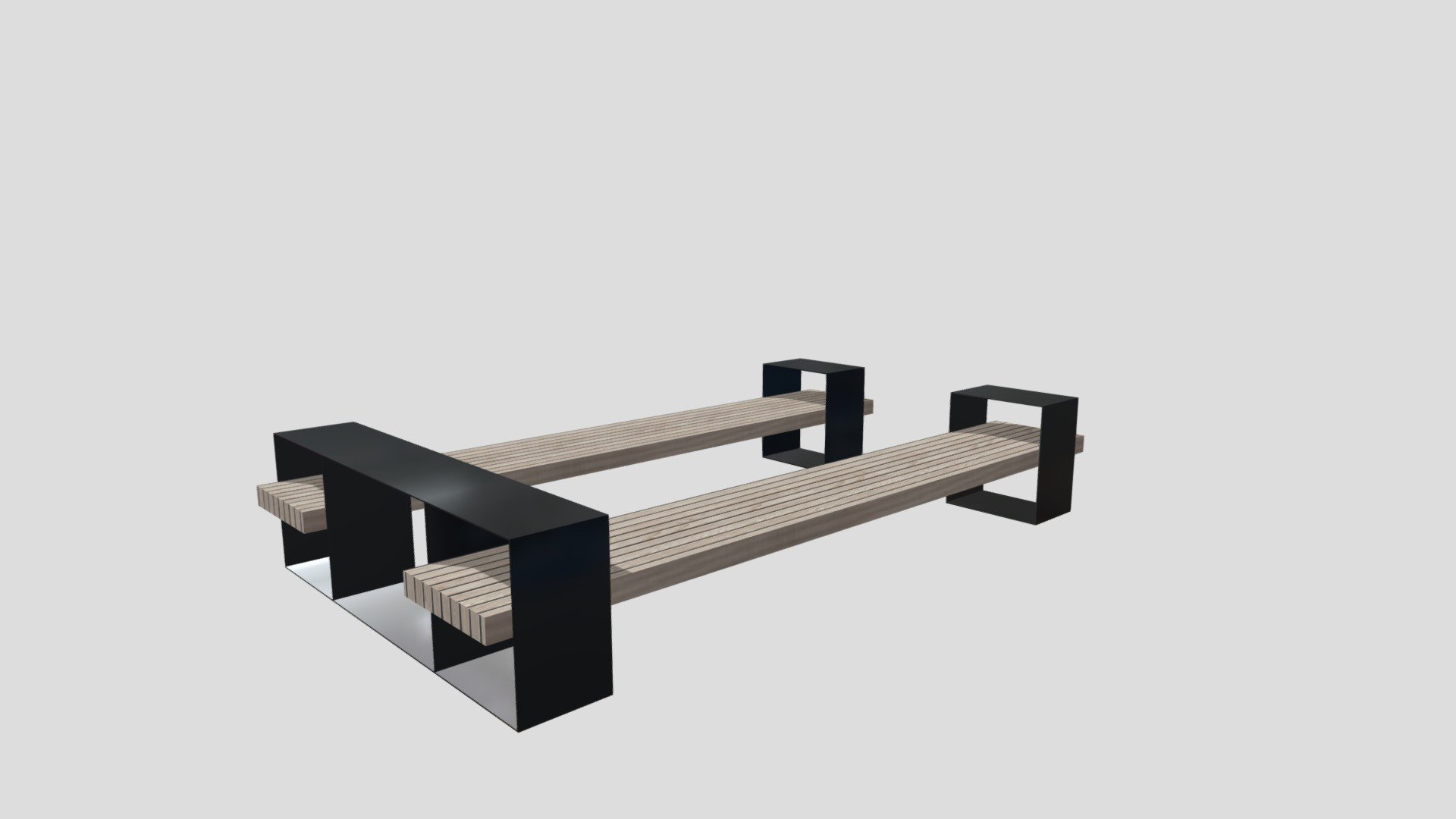 Bench - 3D model by MEK design (@Mekdesign) [7e0f132] - Sketchfab