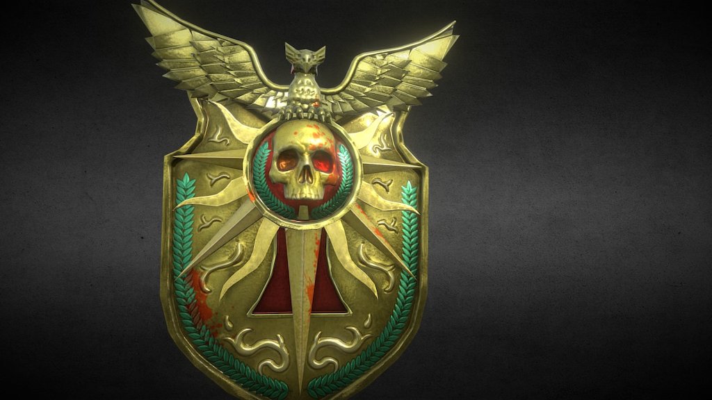 Warhammer 40K Shield - 3D model by DannyAg [7e0f5ce] - Sketchfab