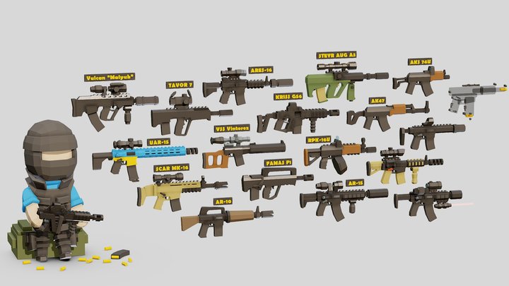 Stock 3D models - Sketchfab