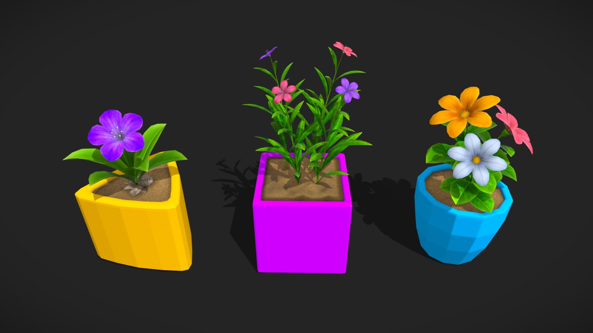 Flower Pot - Buy Royalty Free 3D model by ostrich (@gohean33) [7e0fe5a ...