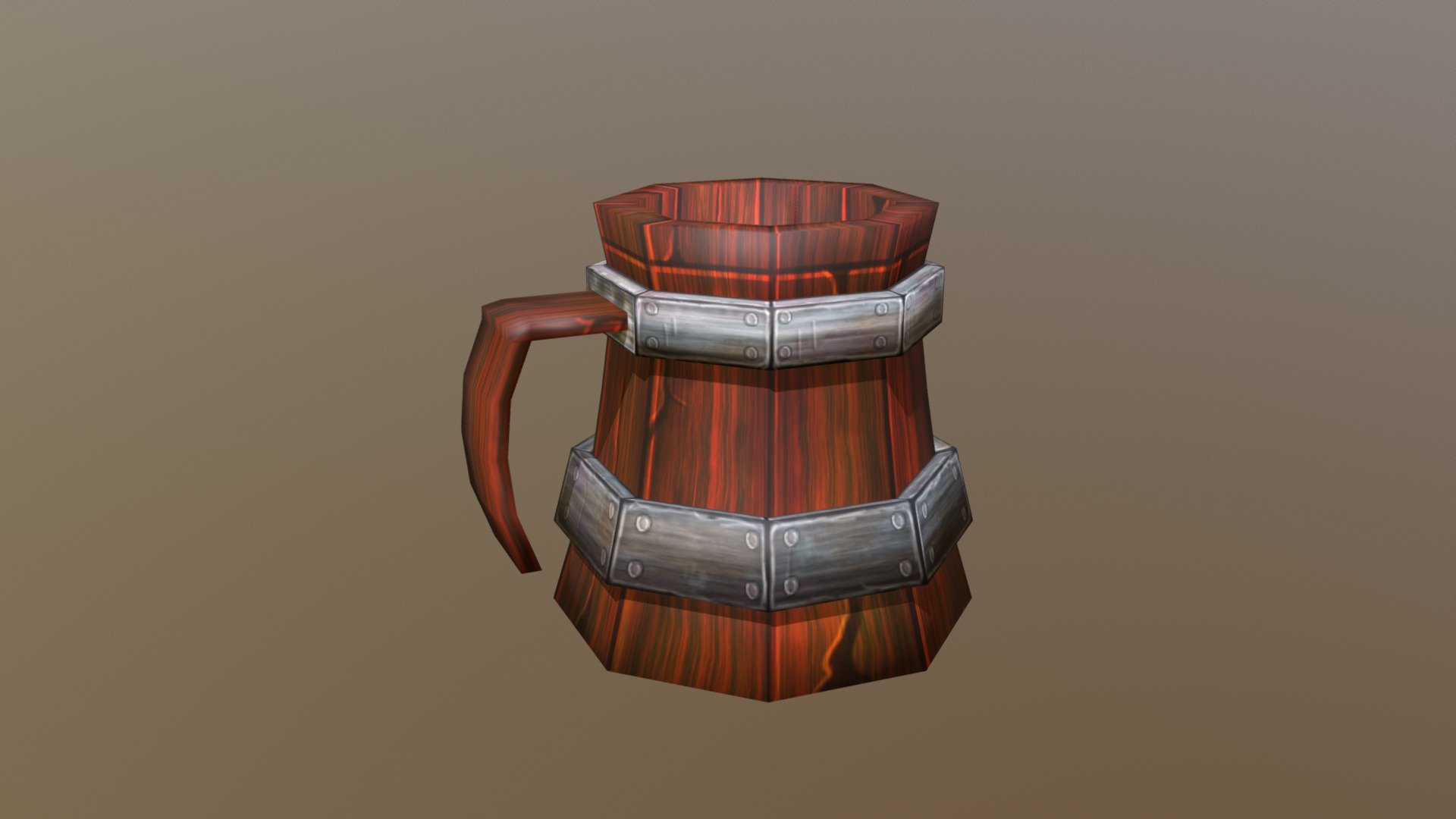 Wood Pitcher - 3D model by alcaga02 [7e0fe83] - Sketchfab