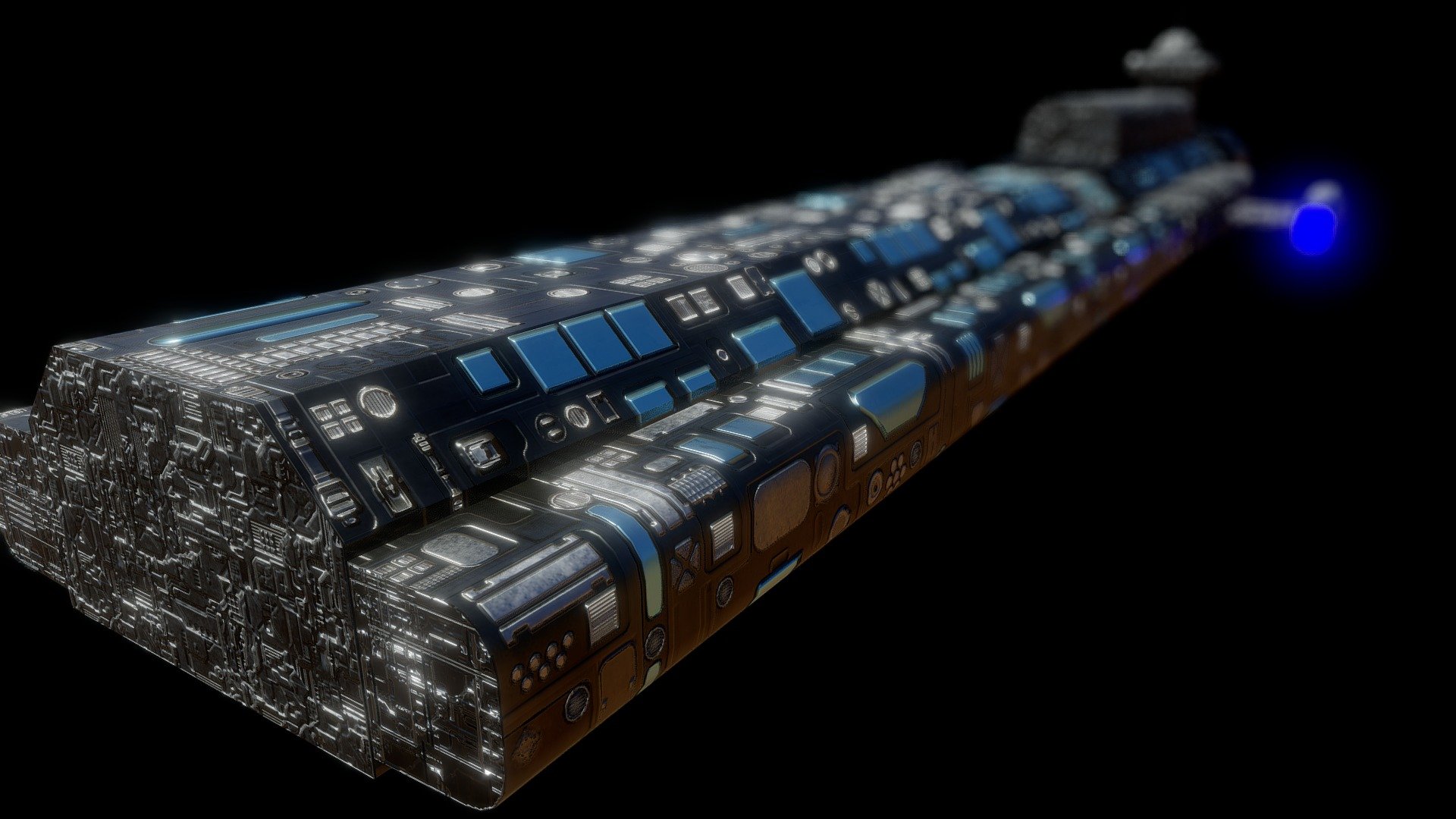 Spaceship Download Free 3d Model By Mhanna [7e120c9] Sketchfab