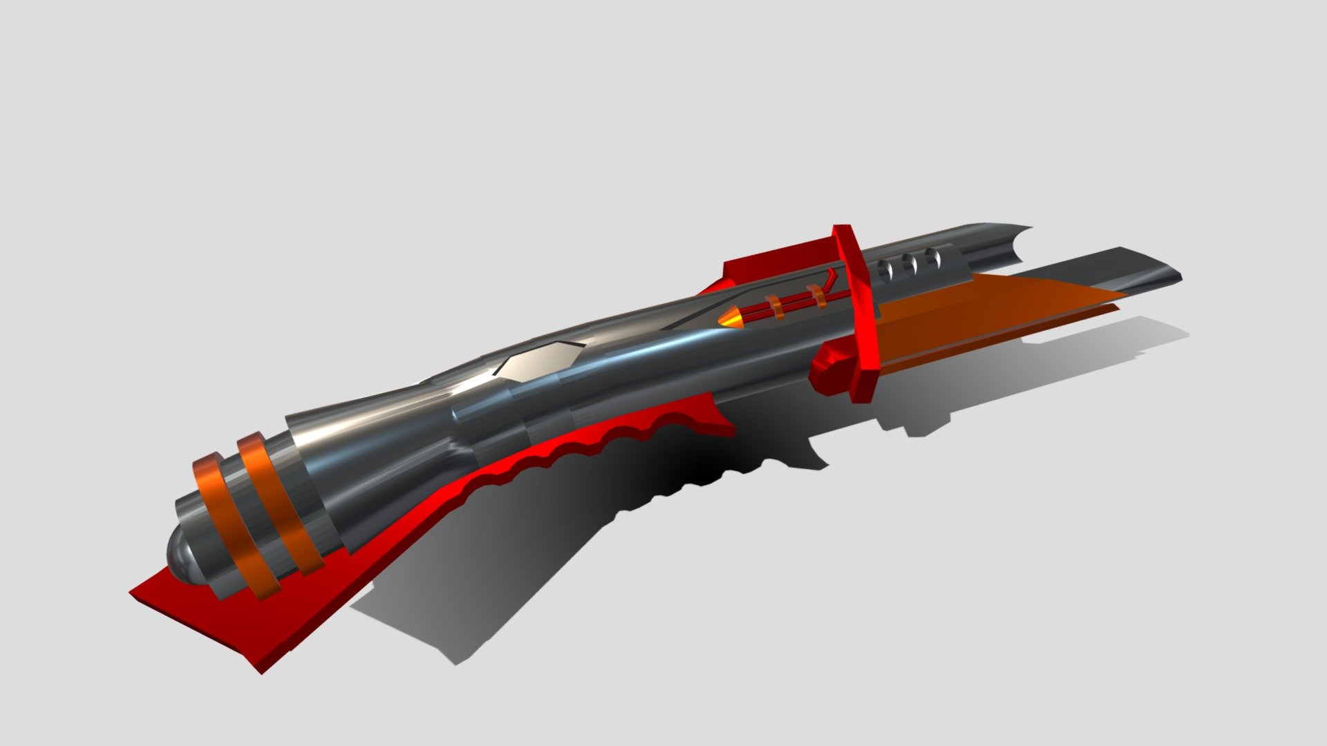 Saber design Mk4 Curved - 3D model by davisjensen [7e13096] - Sketchfab