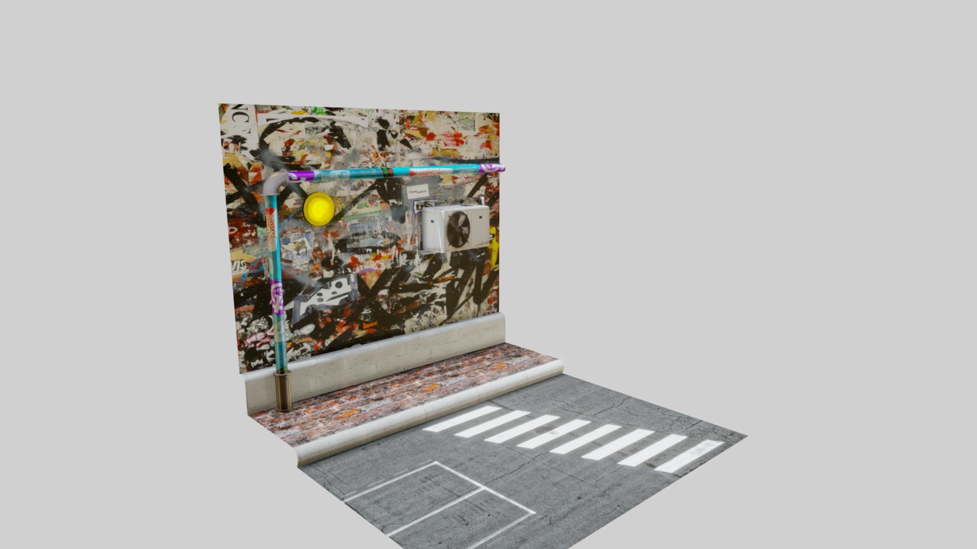 alley - Download Free 3D model by hdhagan [7e1601a] - Sketchfab