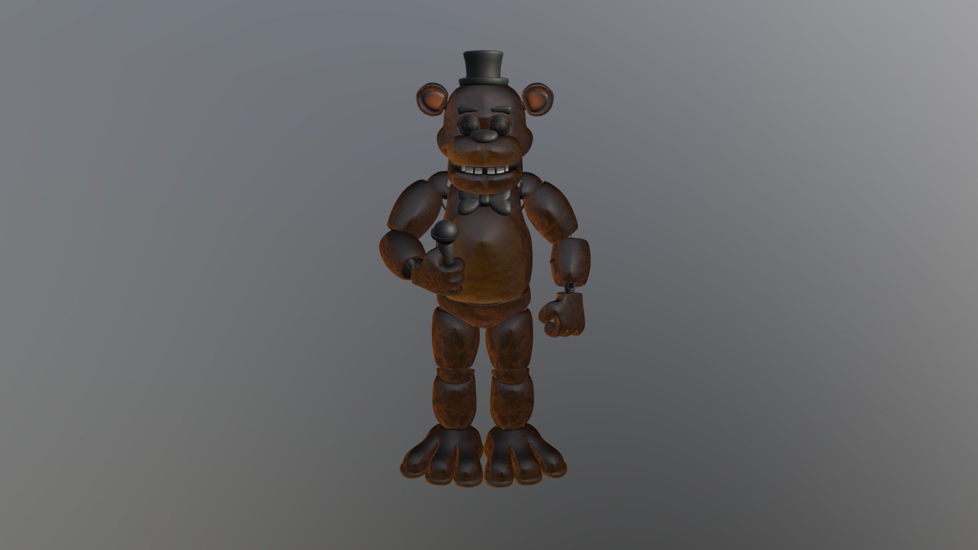 Freddy Fazbear (OFFICIAL MODEL) - Download Free 3D model by ...