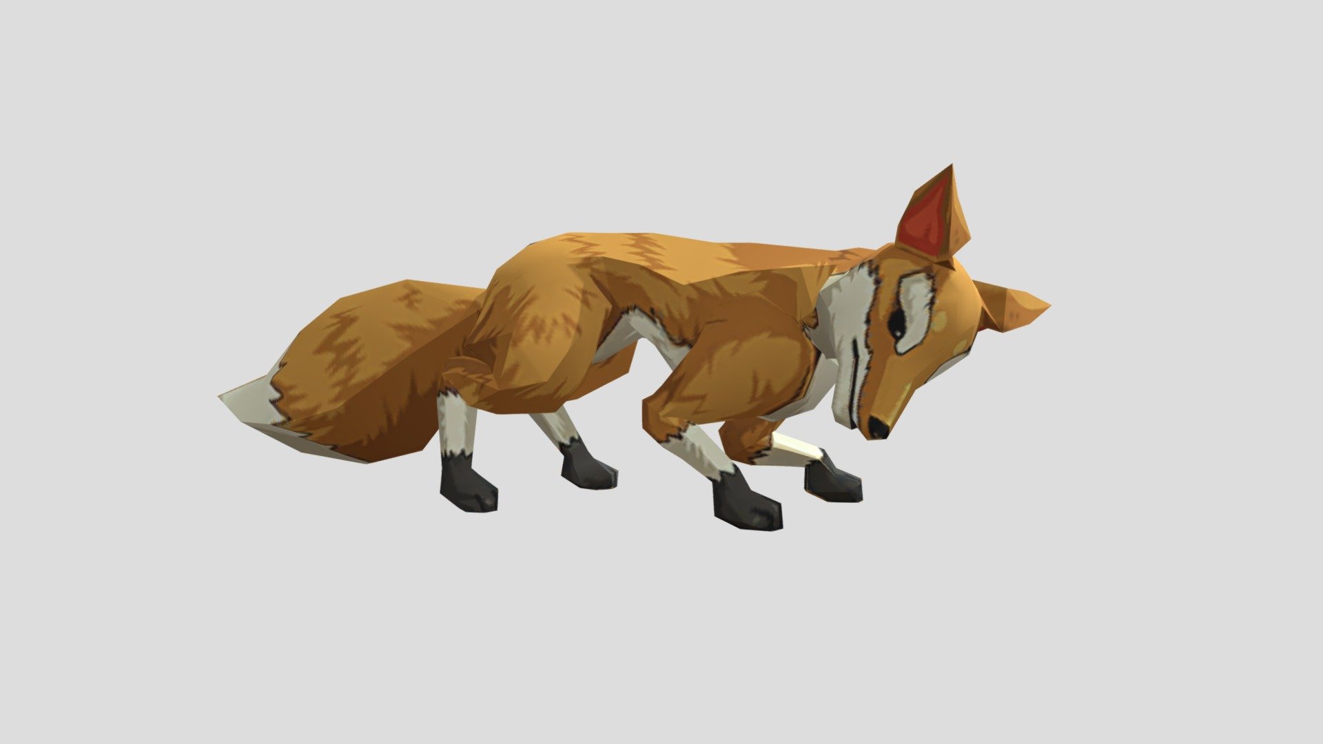 Fox - Download Free 3D model by LunaEagle [7e1aa42] - Sketchfab
