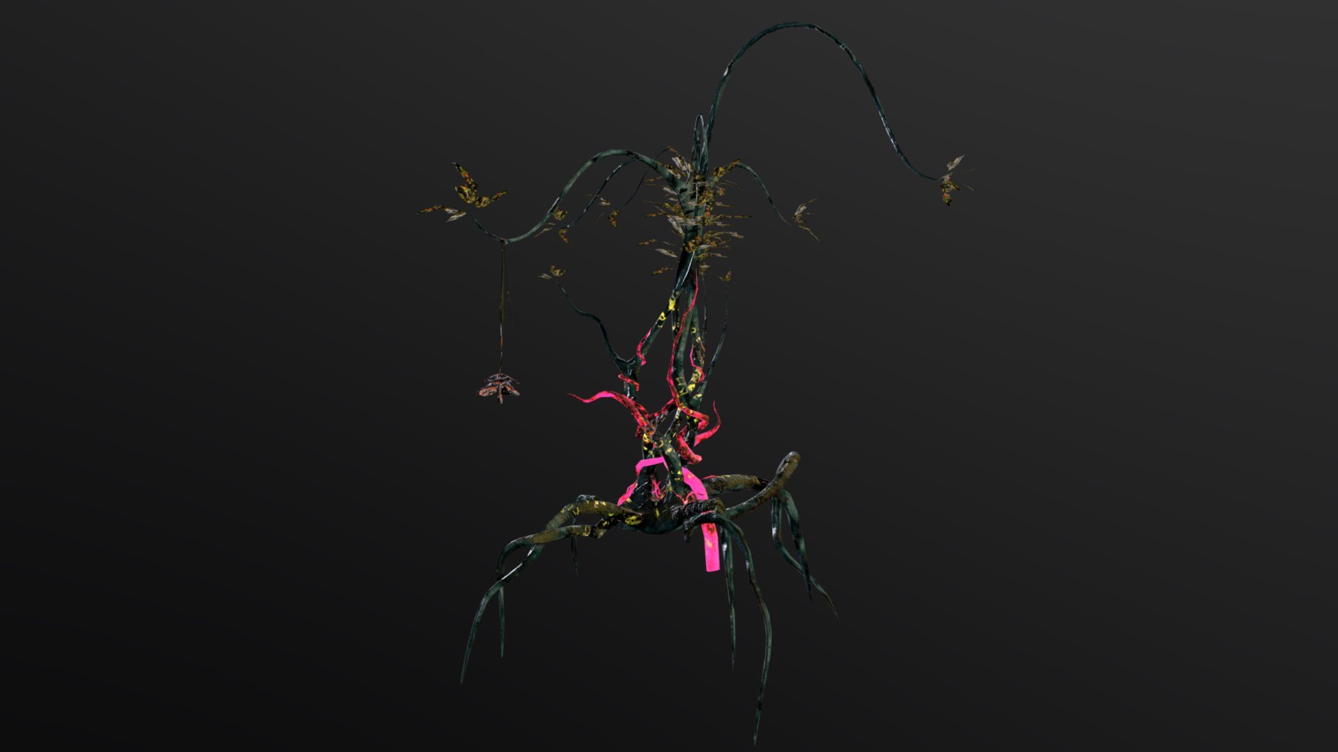 Infected Alien Twisty Tree - 3D model by taleo22 [7e1e0cf] - Sketchfab