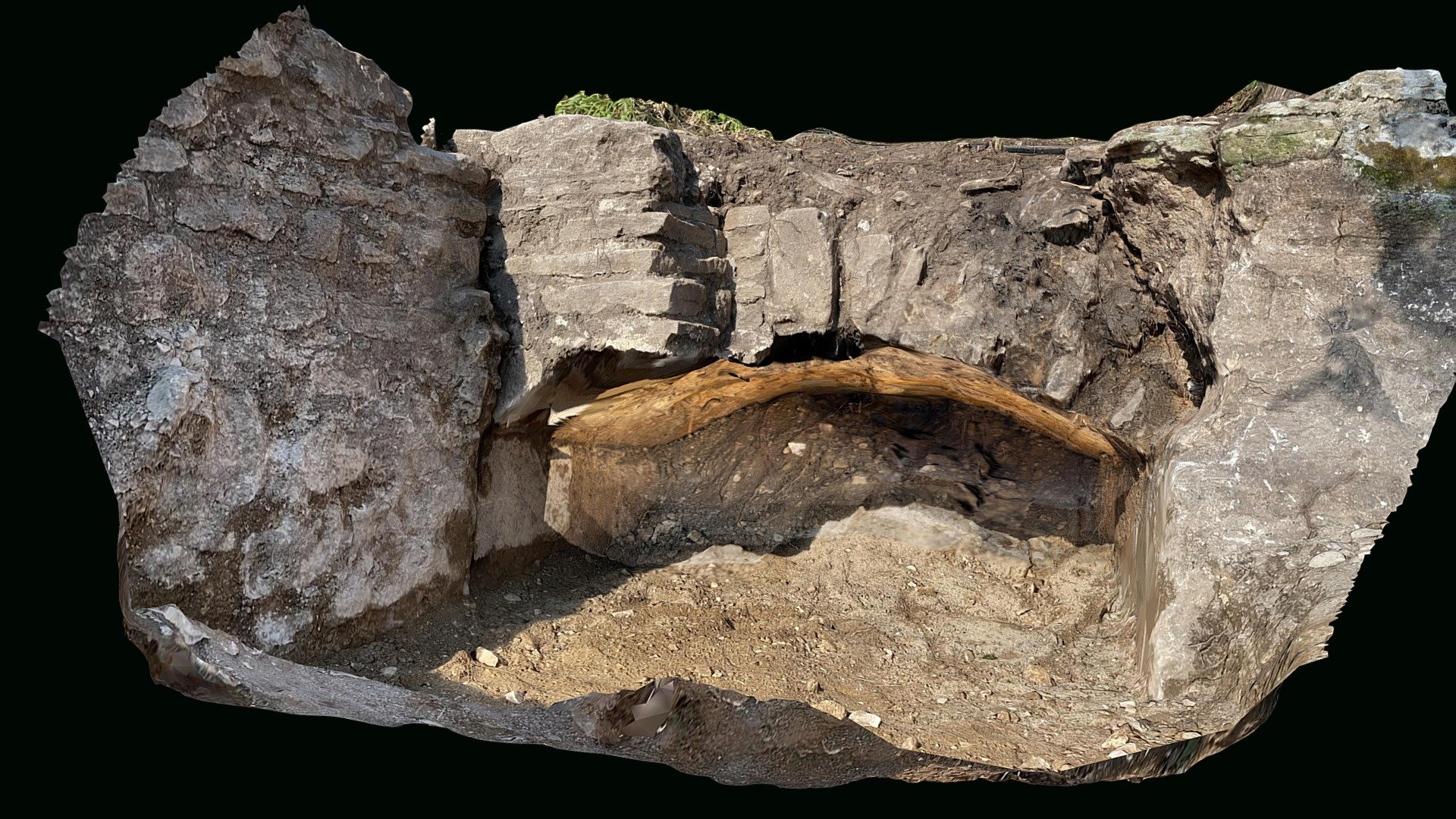 Corfe Castle sally port - 3D model by stelheni [7e1e679] - Sketchfab