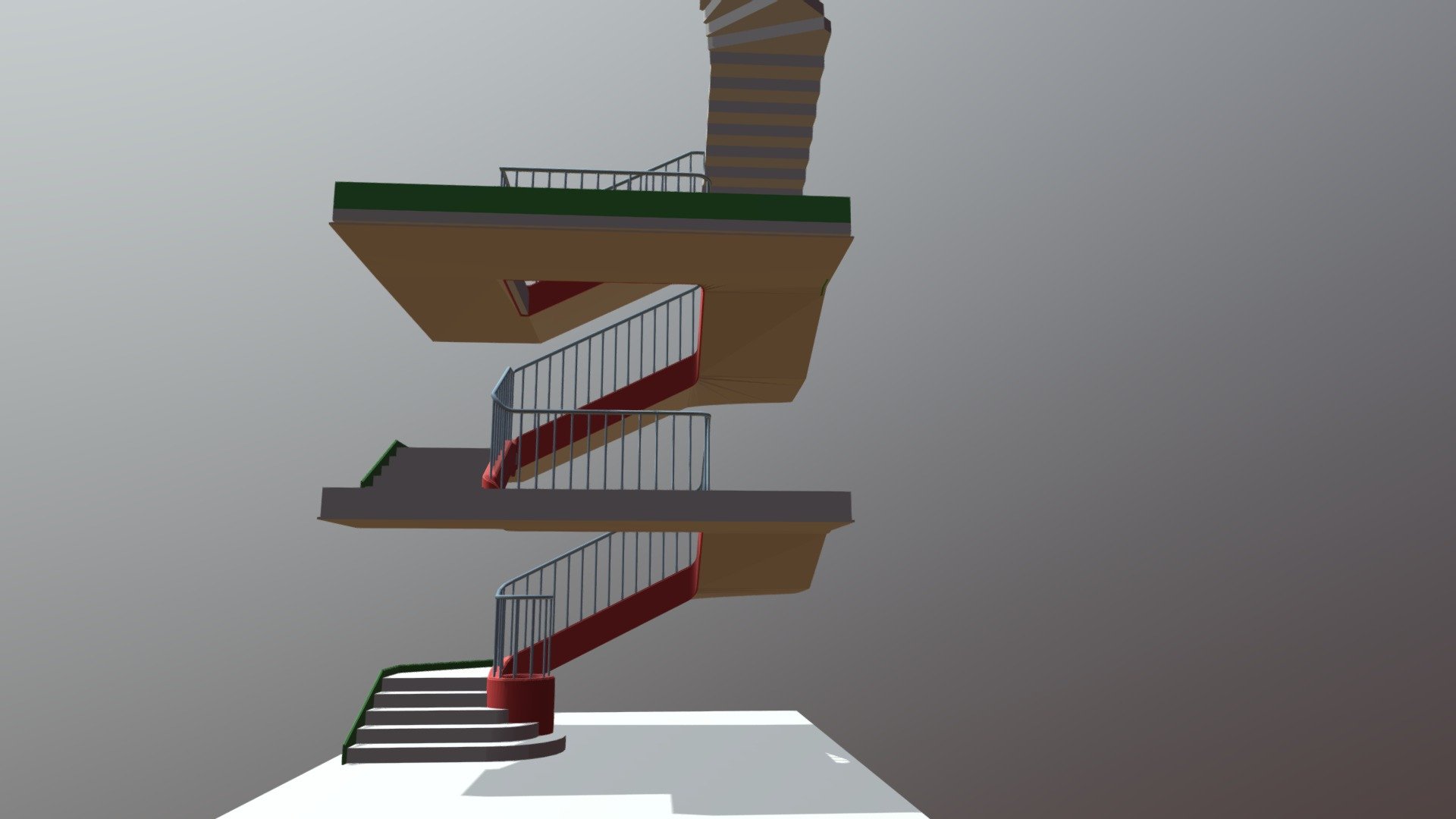 Main Stairs- Op 01 - 3D model by tash16 [7e20e81] - Sketchfab