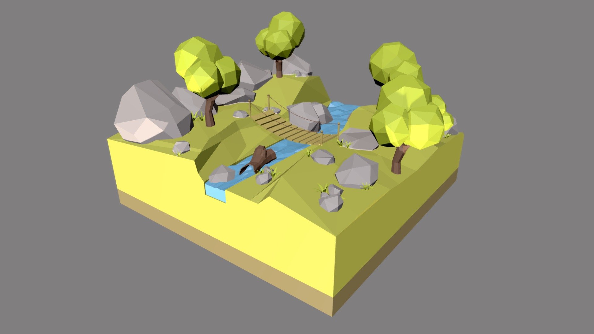 Deciduous Forest - 3D model by torhan (@zbrushcinematory) [7e25d1a ...