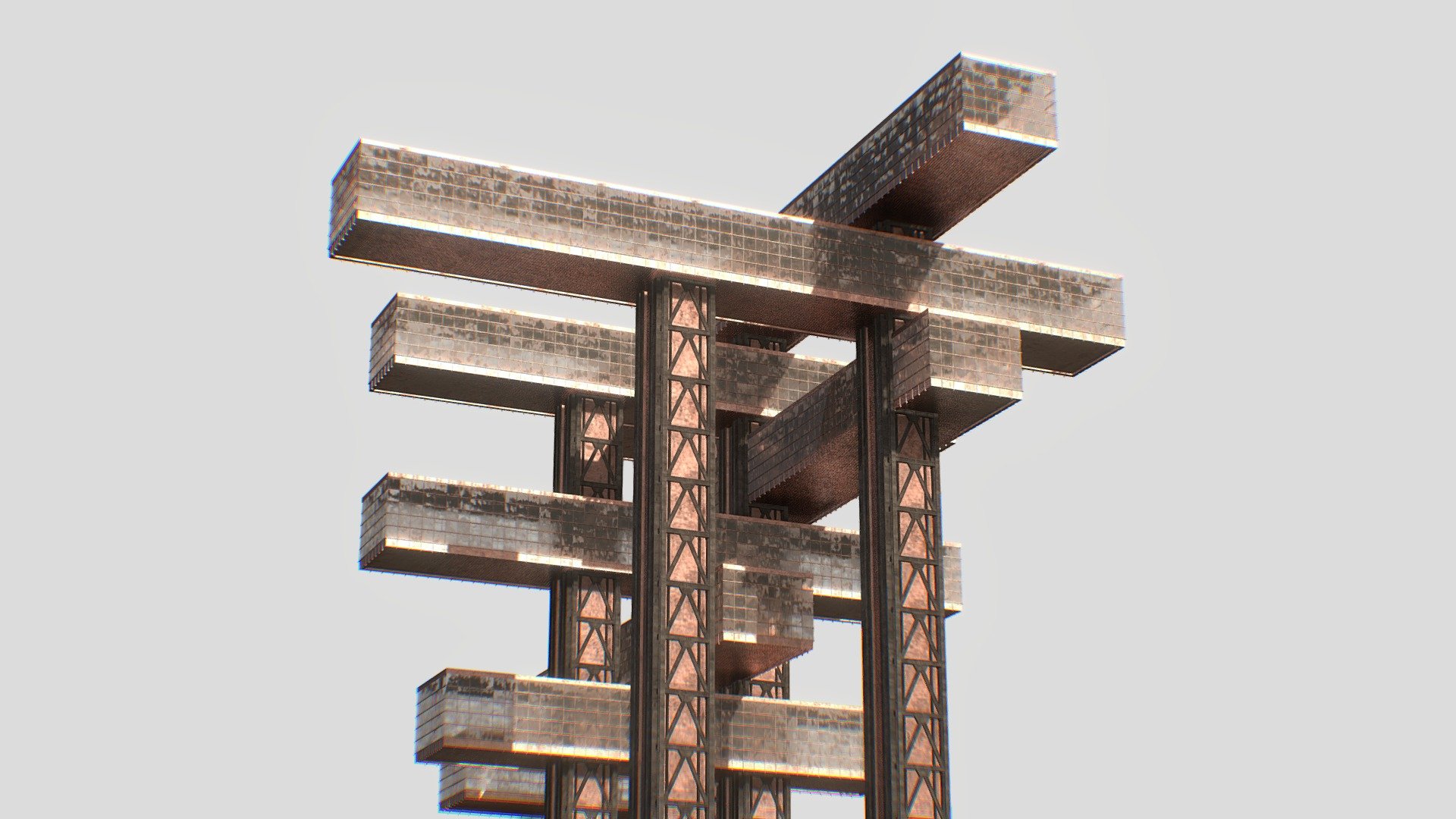High-Tech Building - Download Free 3D model by route_kahal (@routekahal ...