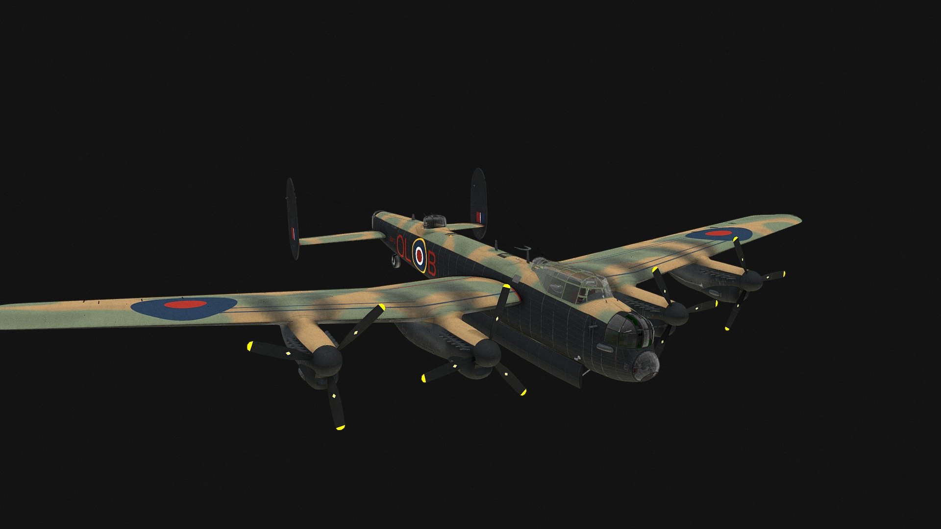Lancaster Final-2a - 3D model by WWII bombers (@ww2bombers1) [7e2735b ...