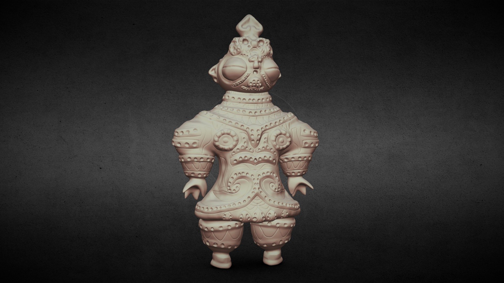 Dogu Sculpture - Buy Royalty Free 3D model by paburoviii [7e28ed7 ...