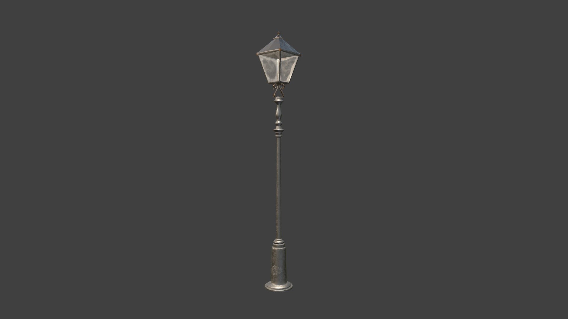 Old Gas Street Light - Buy Royalty Free 3D model by Ben Berger ...