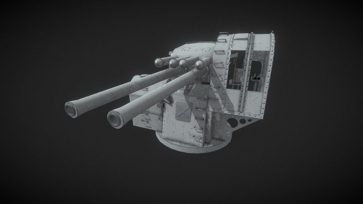 Naval-gun 3D models - Sketchfab