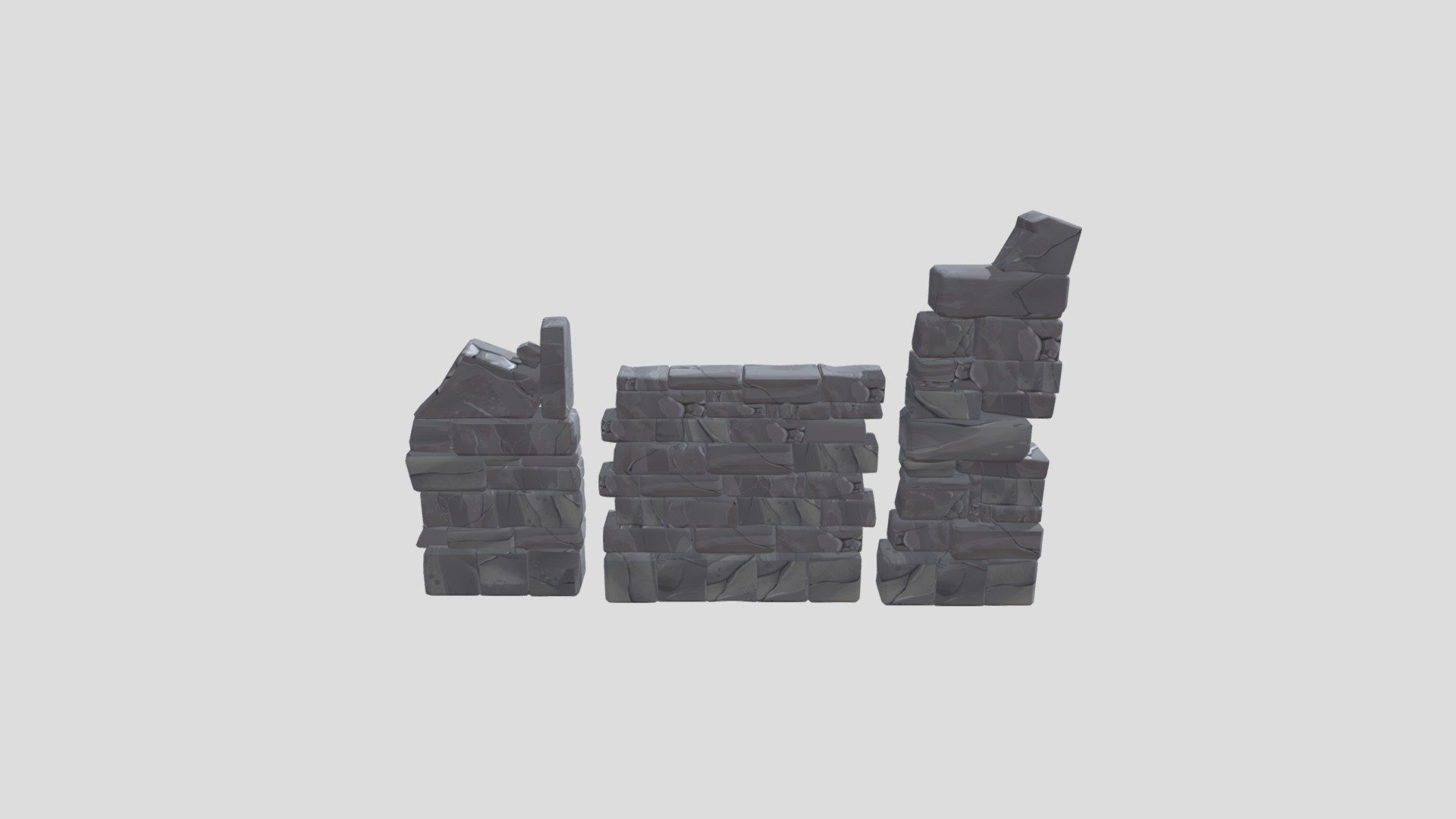 stone walls galore - 3D model by stinnaonthegimma [7e2d29c] - Sketchfab