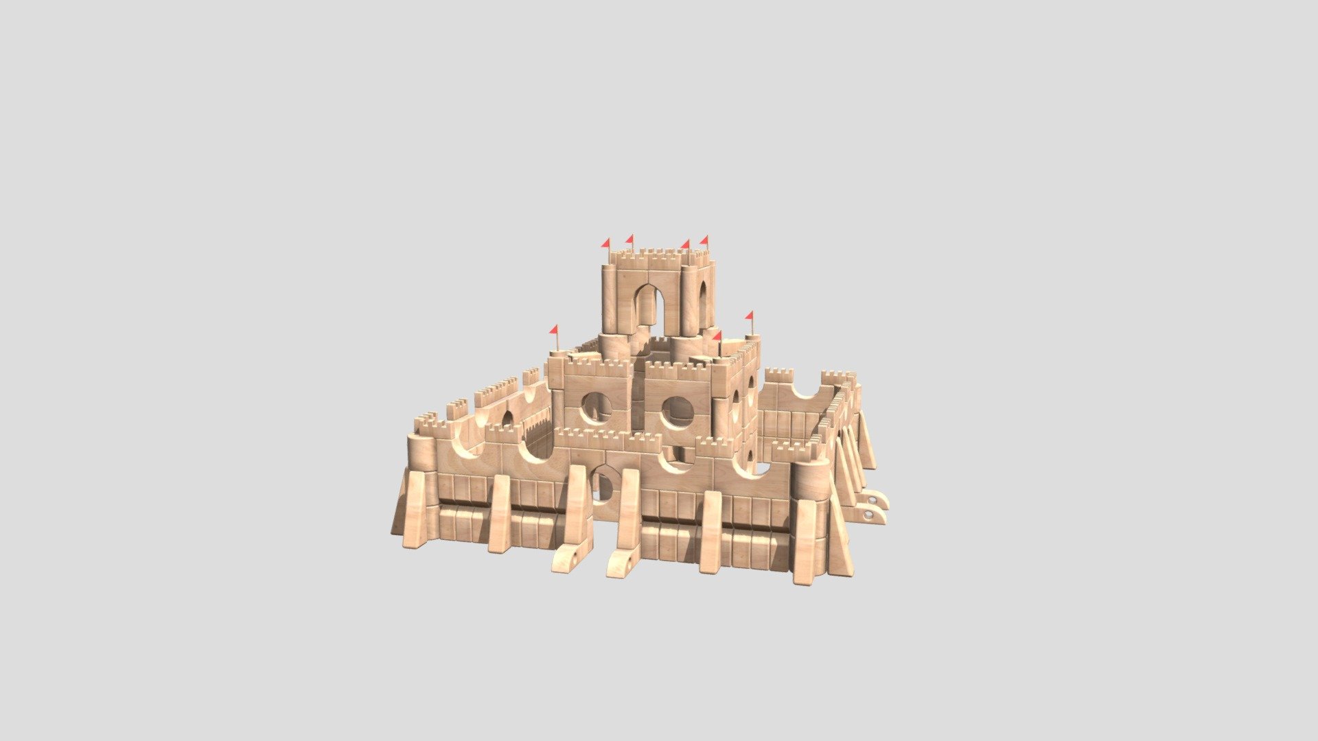 unit_block_castle - Download Free 3D model by cvmeyer [7e2d88a] - Sketchfab