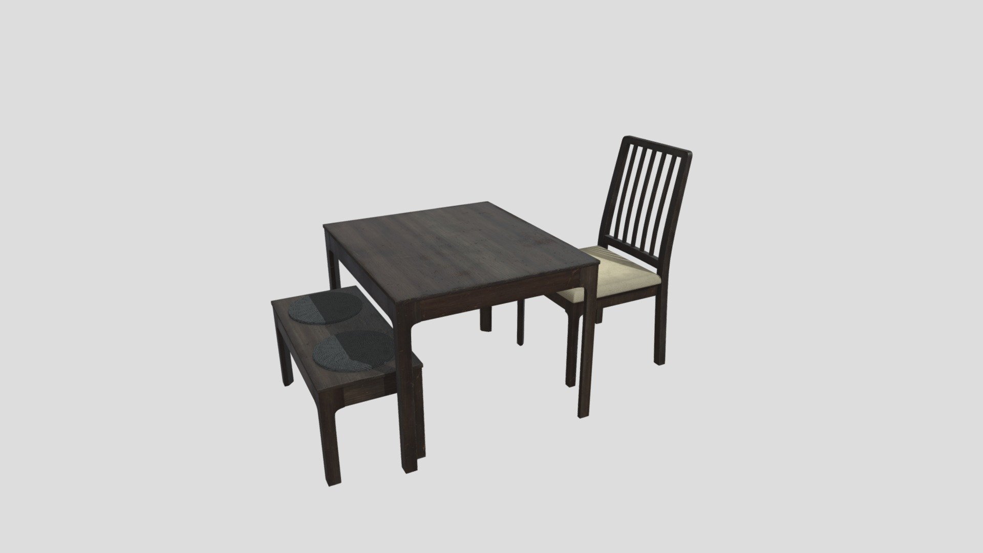Small Table Set_16 - Buy Royalty Free 3D model by rebuilderai ...