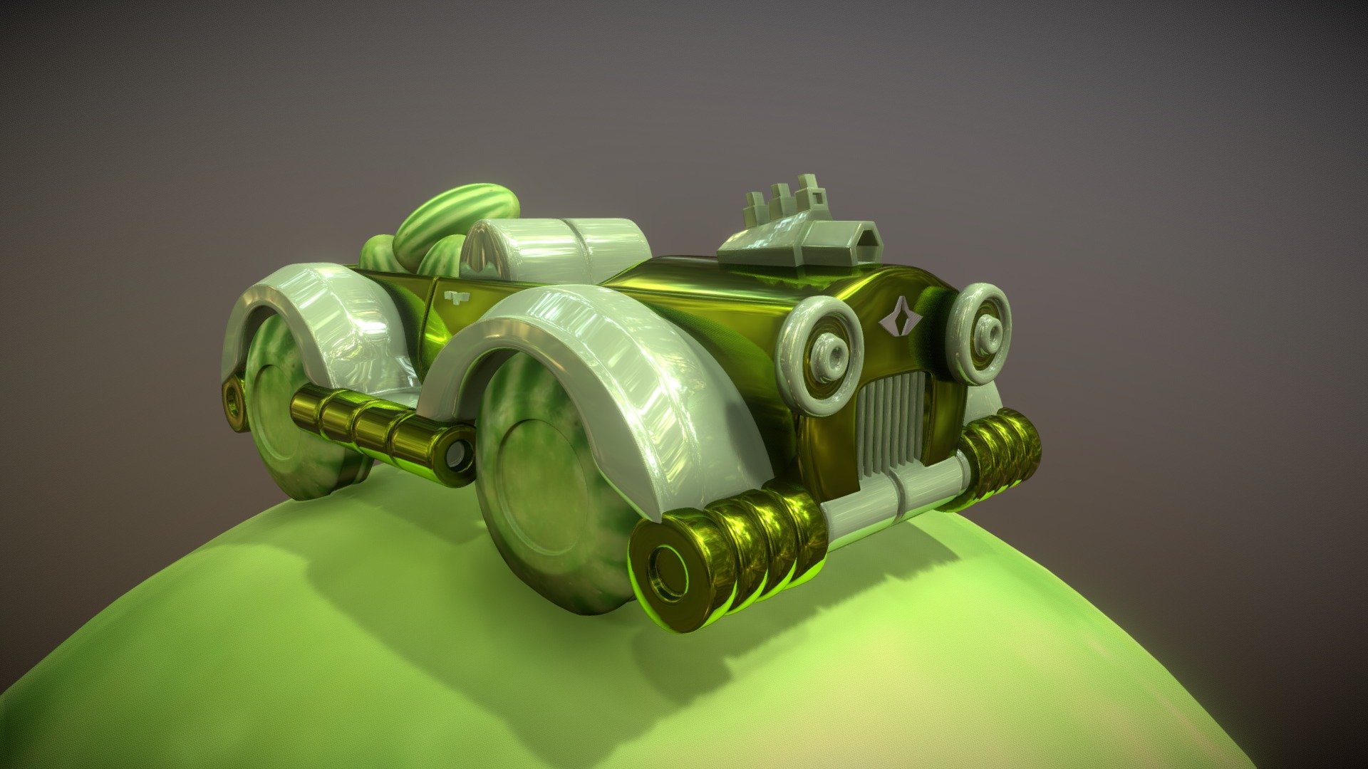 COCHE MELÓN - 3D model by David del Cerro Faura (@delcerro.art ...