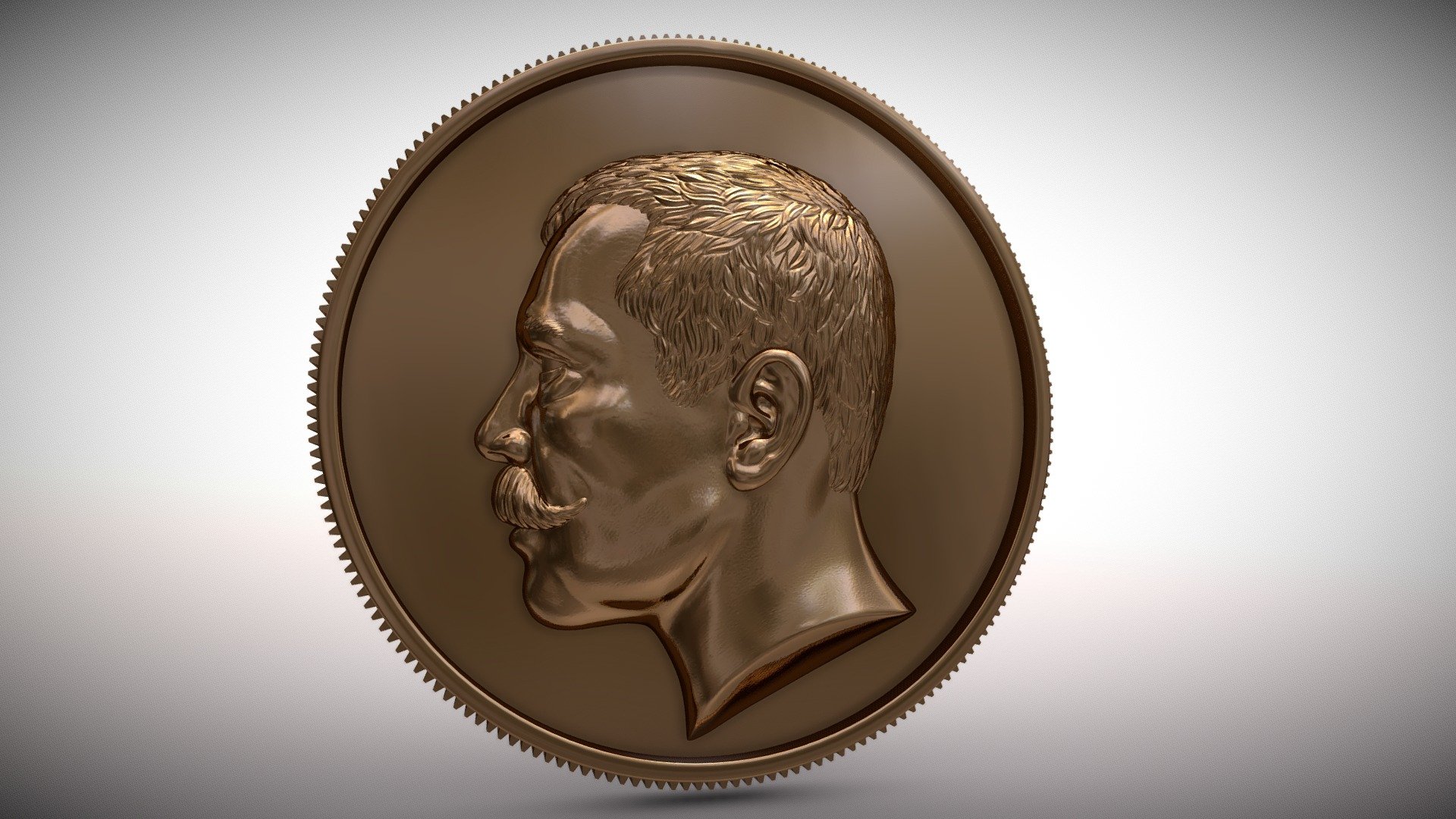 Coin Eric Head - 3D model by avila3d_WIP [7e2fdbc] - Sketchfab