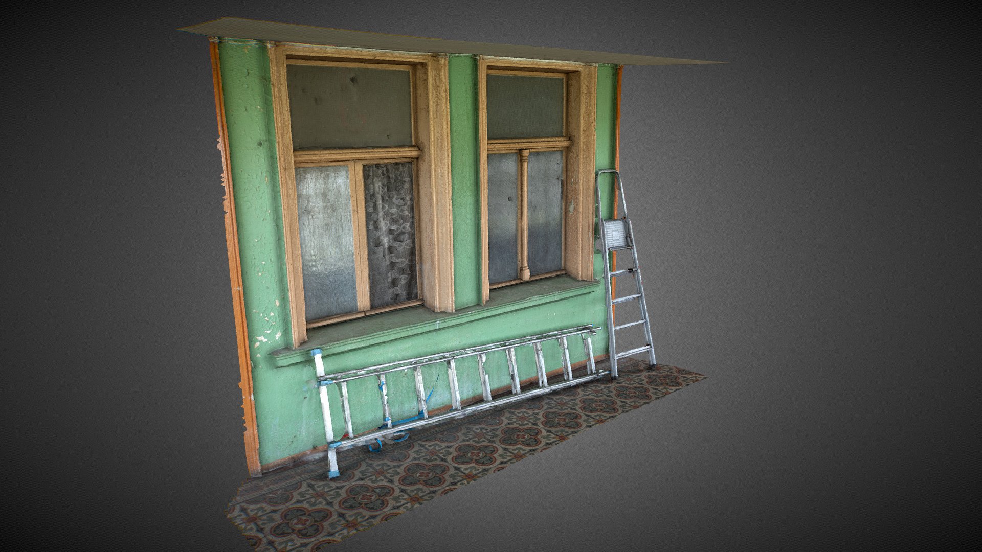 Old German house porch [internal] - 3D model by Zygomir.Fabricati.Diem ...