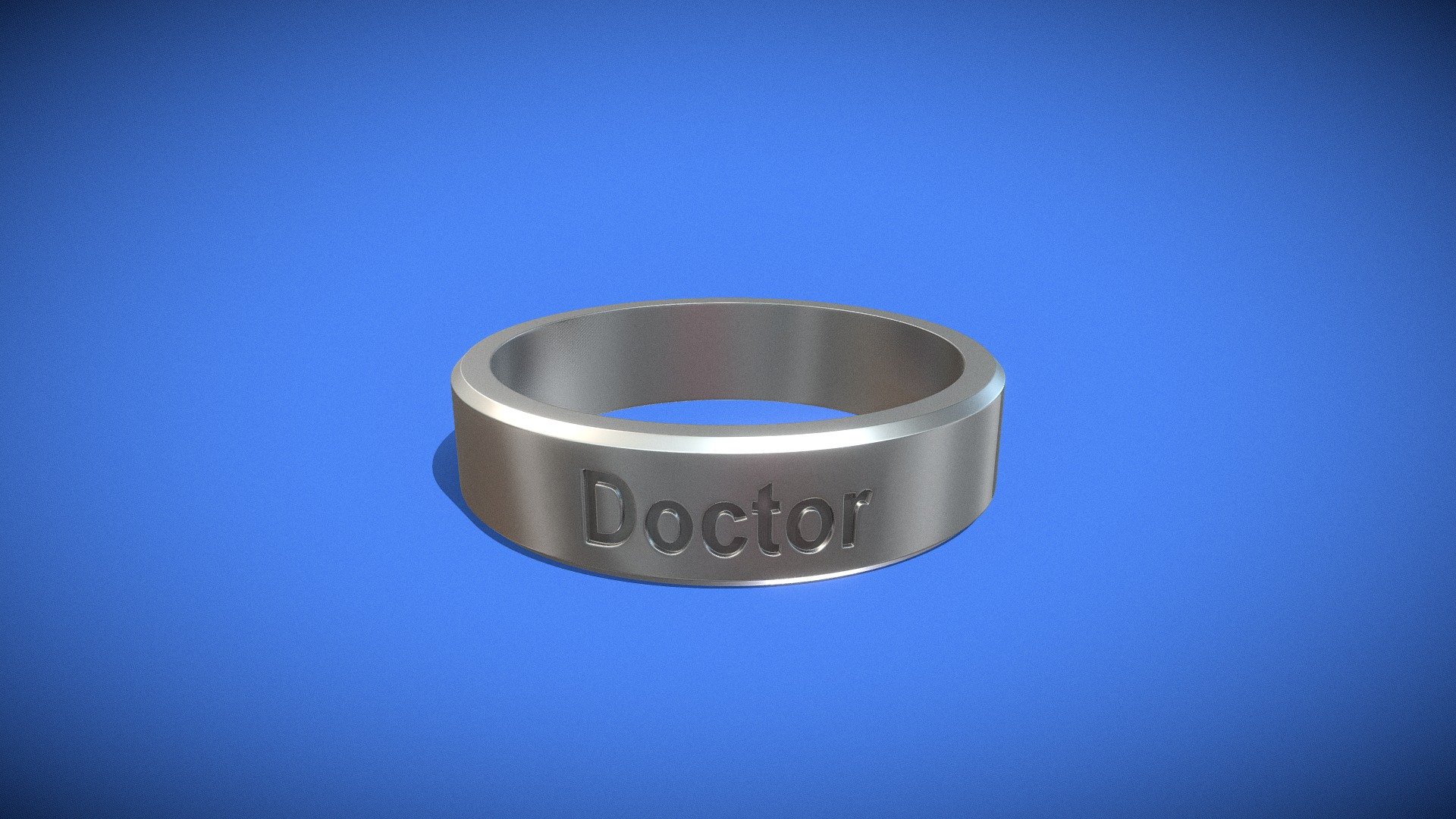 Doctor Ring Silver - Buy Royalty Free 3D model by Sandeep Choudhary ...