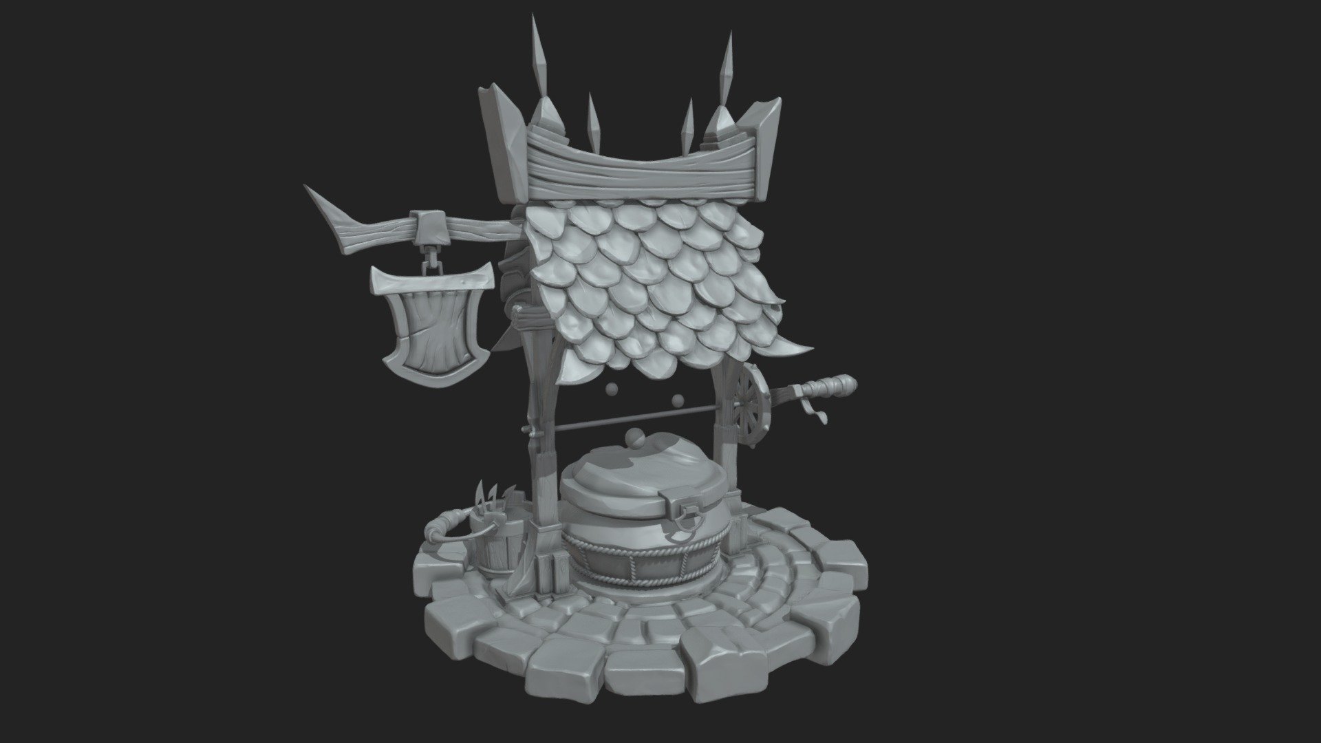 The Wizards Cauldron - 3D model by Louis Van Steen (@LoeLouis) [7e30bb5 ...