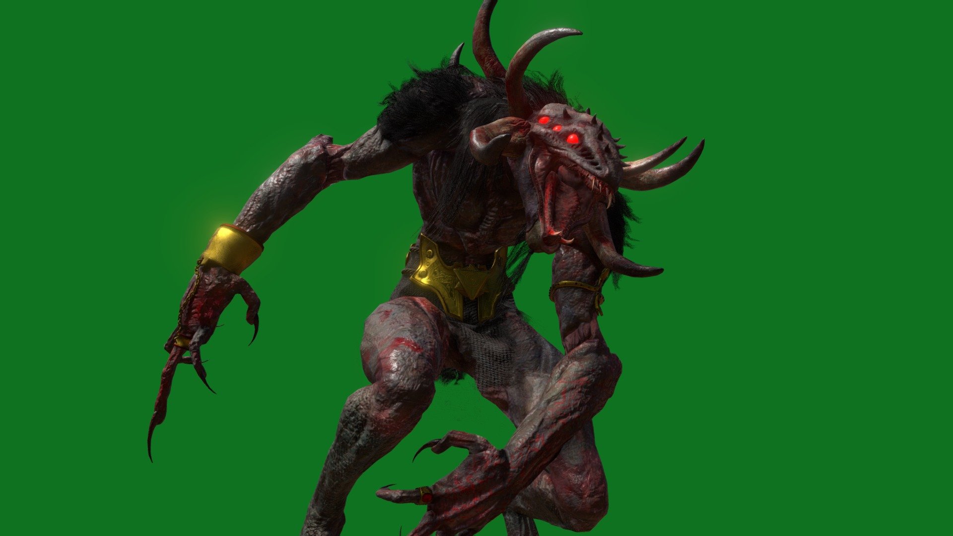 Celtic Demon Beast - Buy Royalty Free 3D model by SkinRender [7e30cea ...