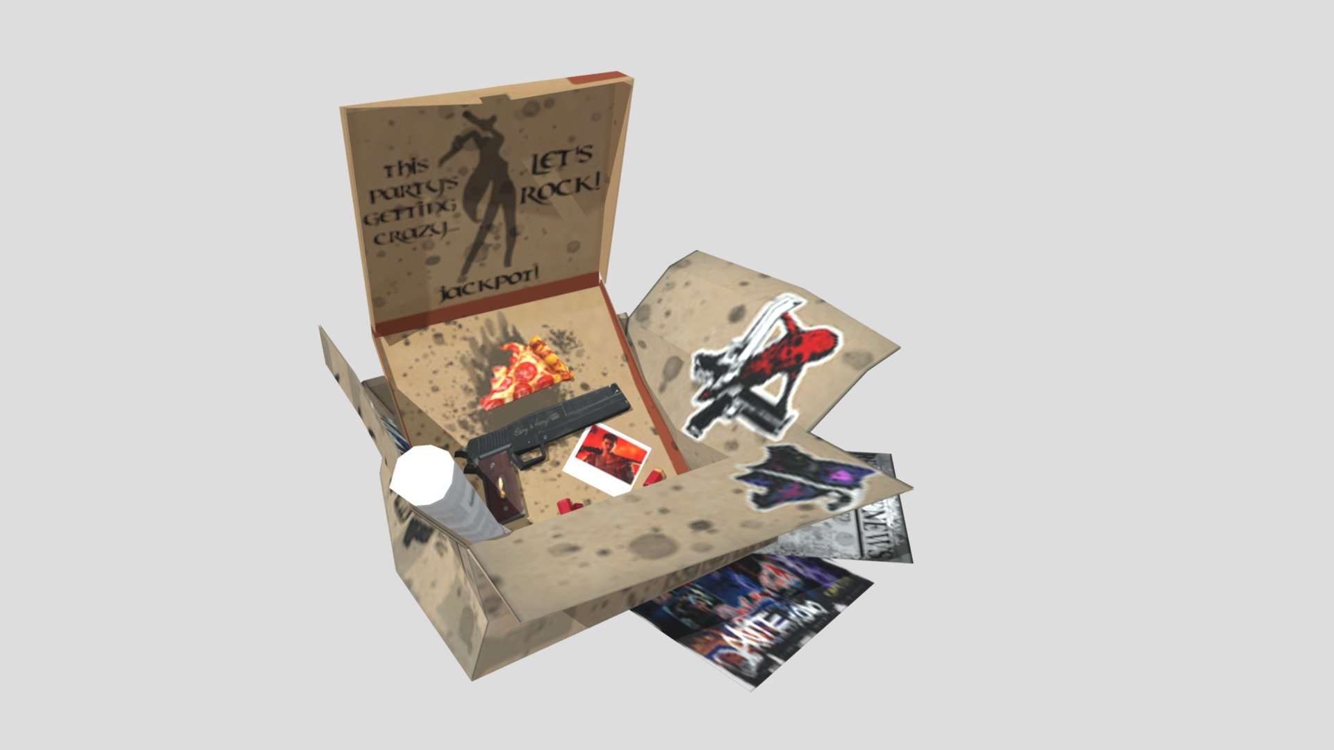Trash Box project - 3D model by Onesi3 [7e31803] - Sketchfab
