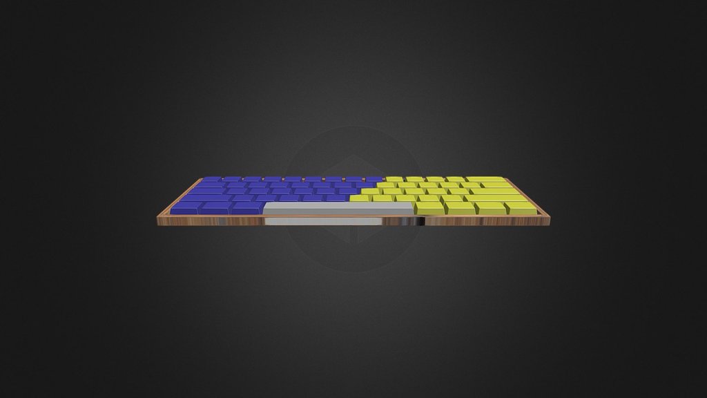 Keyboard Model - 3D model by CrazyEngine [7e31bd7] - Sketchfab