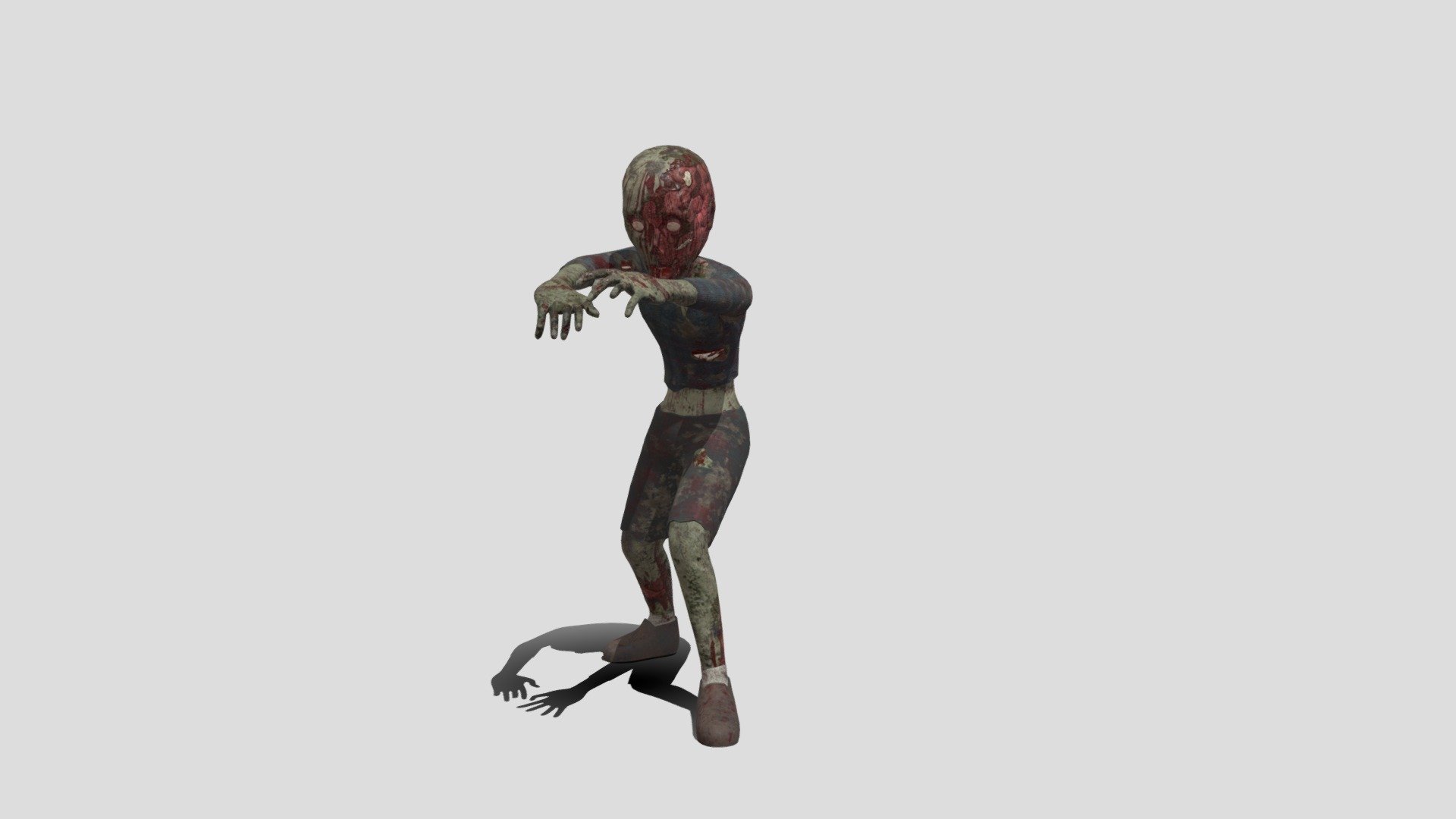 Zombie Character - 3D model by Mini_Legend_123 [7e31cc1] - Sketchfab