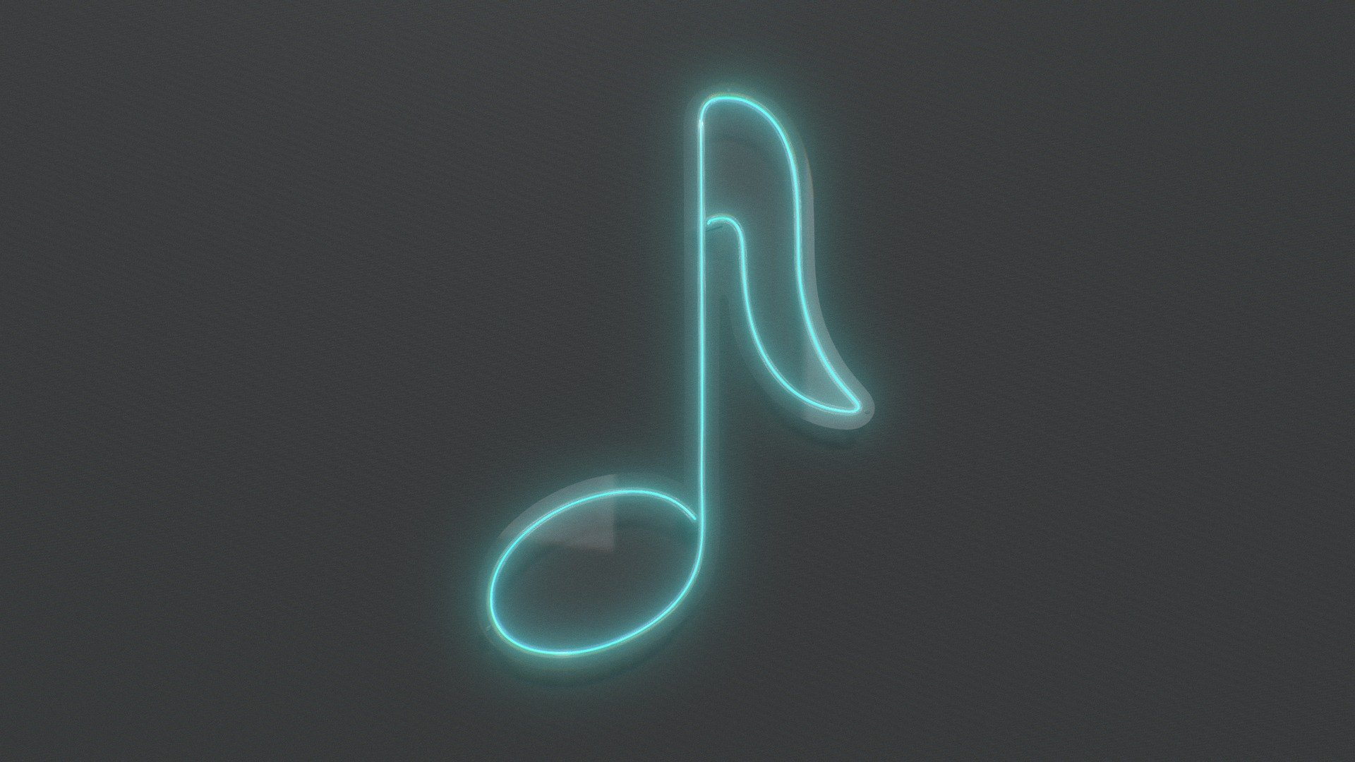 Music Note 2 - Neon Sign - 3D model by NEONPLEX [7e34b1b] - Sketchfab