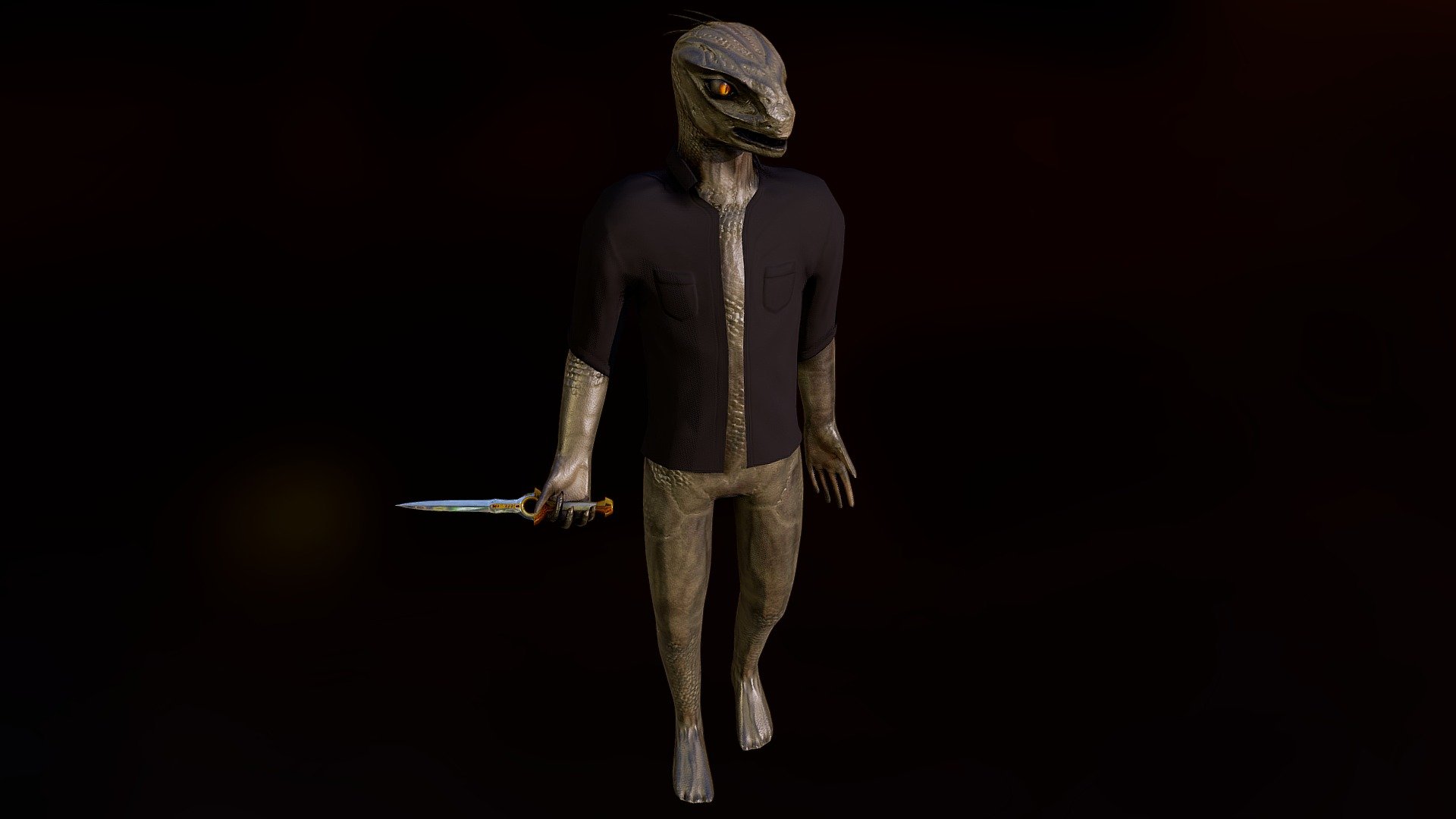 Lizardo - 3D model by Paris (@AAAAAAAAAbla) [7e37a83] - Sketchfab