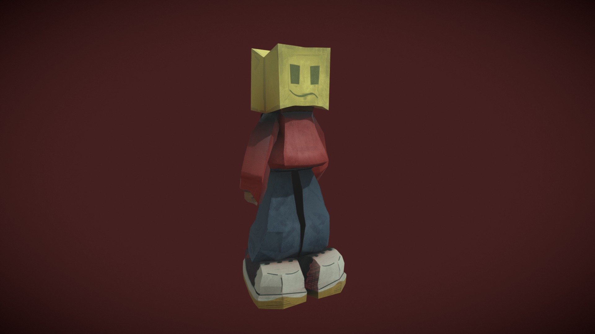 Boxhead Y2K Vibe - Handpainted Character - Download Free 3D model by ...