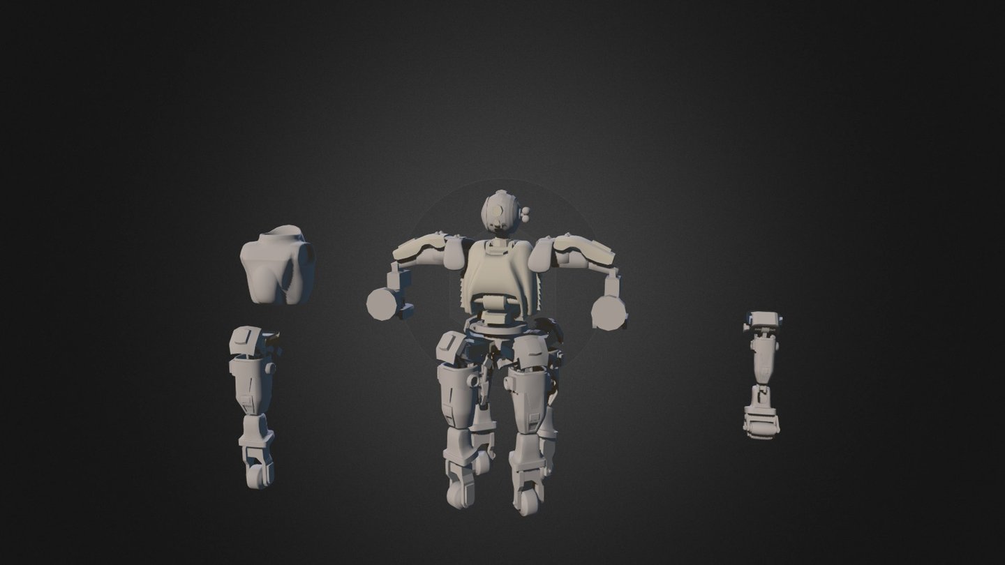 Droid - 3D model by ThingCrafter (@plaagmug) [7e3896b] - Sketchfab