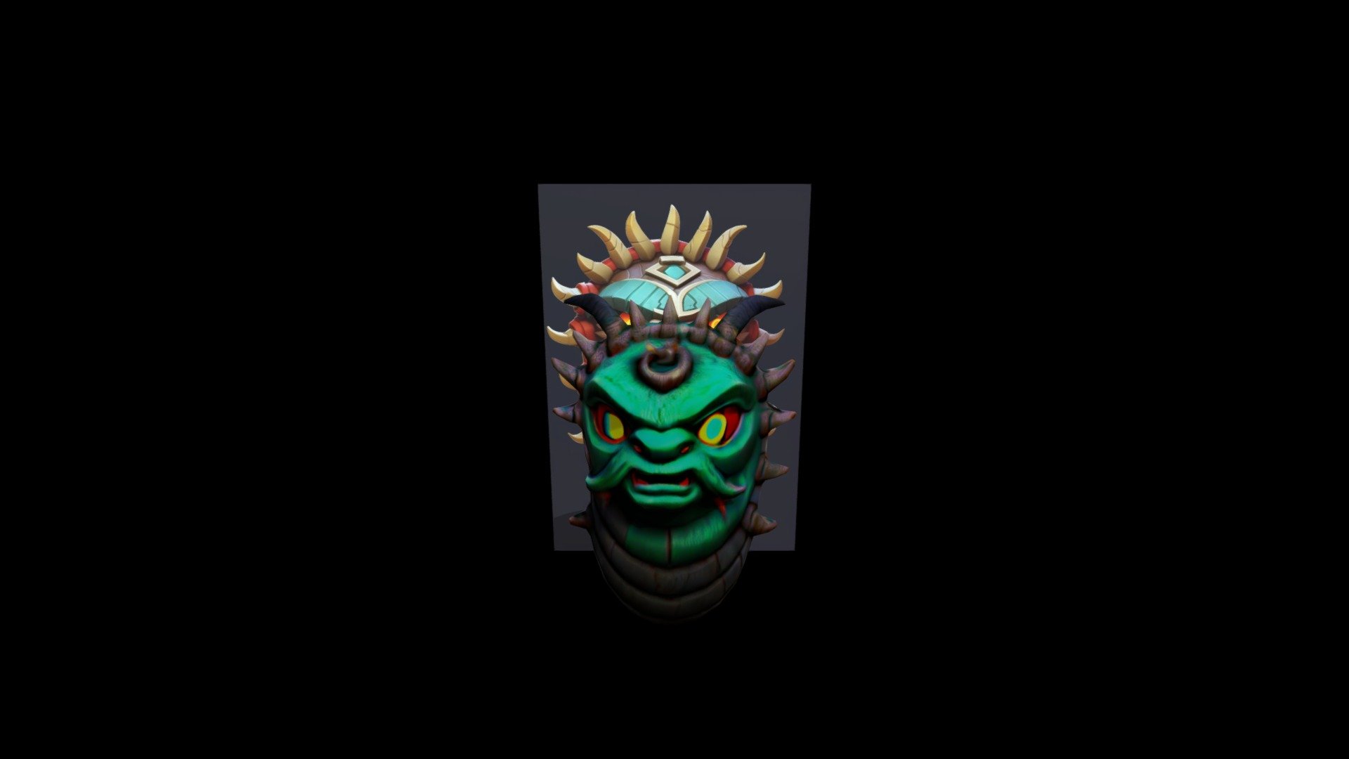 close-up of a cartoon mask. - Download Free 3D model by klrxyz [7e38ac7 ...