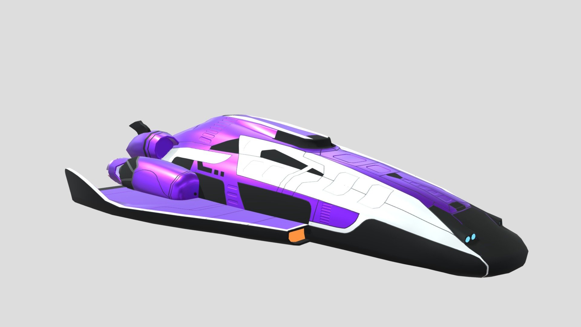 Standard Issue Violet Rocket - 3D model by Dimensional Designs Co. [7e3a9d3] - Sketchfab