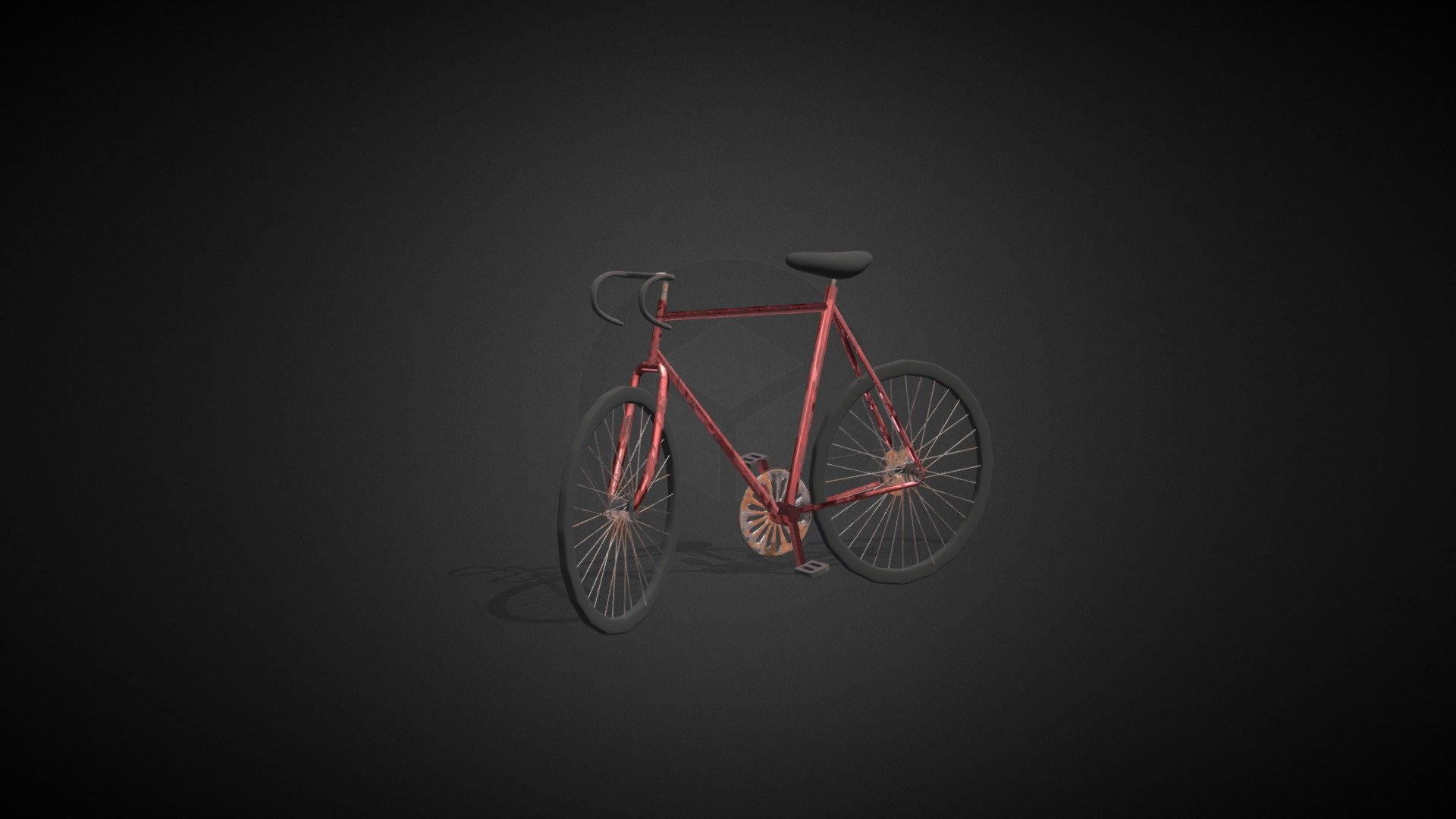 Low poly old bicycle - 3D model by Bernevega [7e3bd47] - Sketchfab